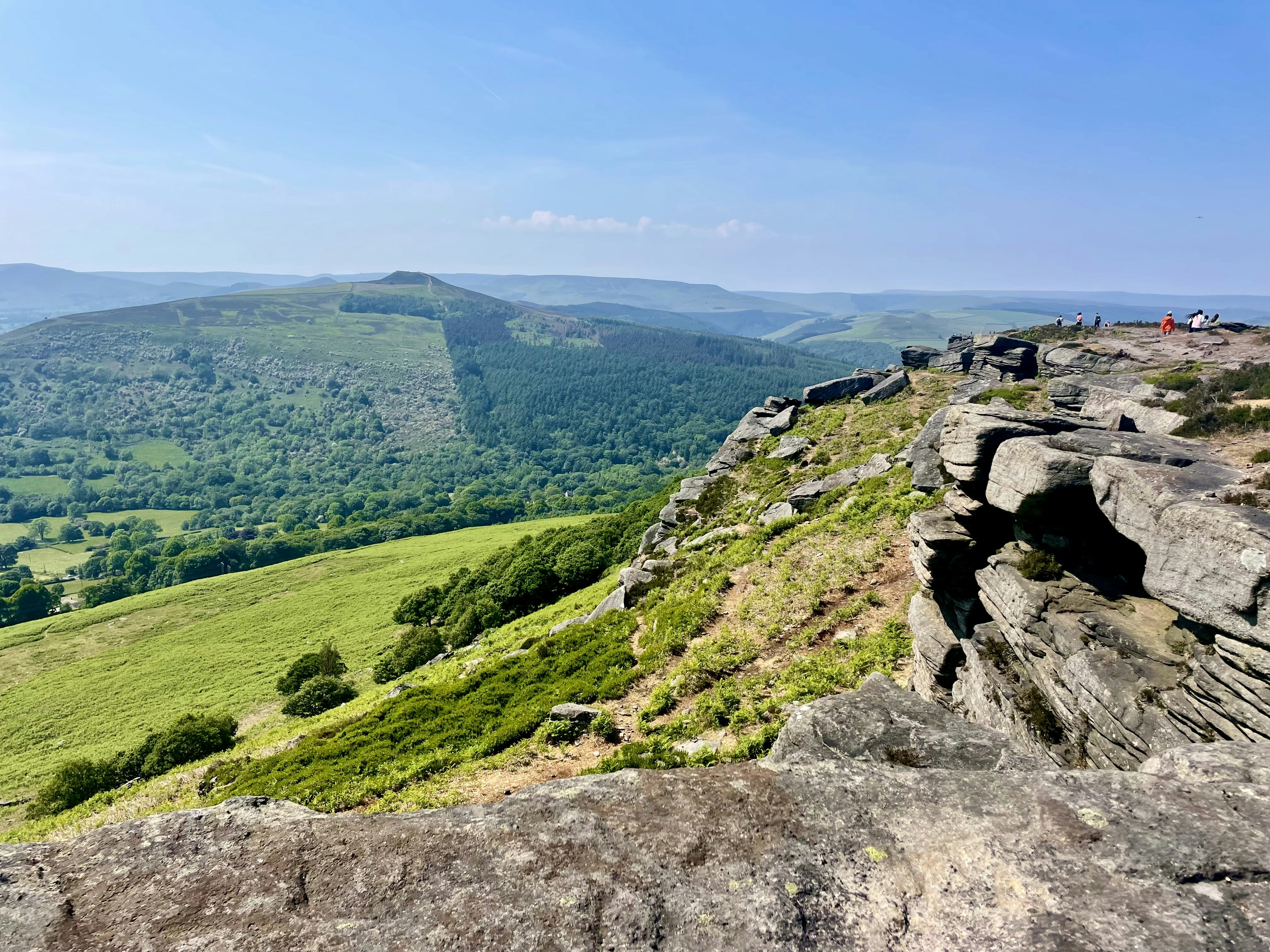 A view of a valley from a high point of view photo – Free United ...