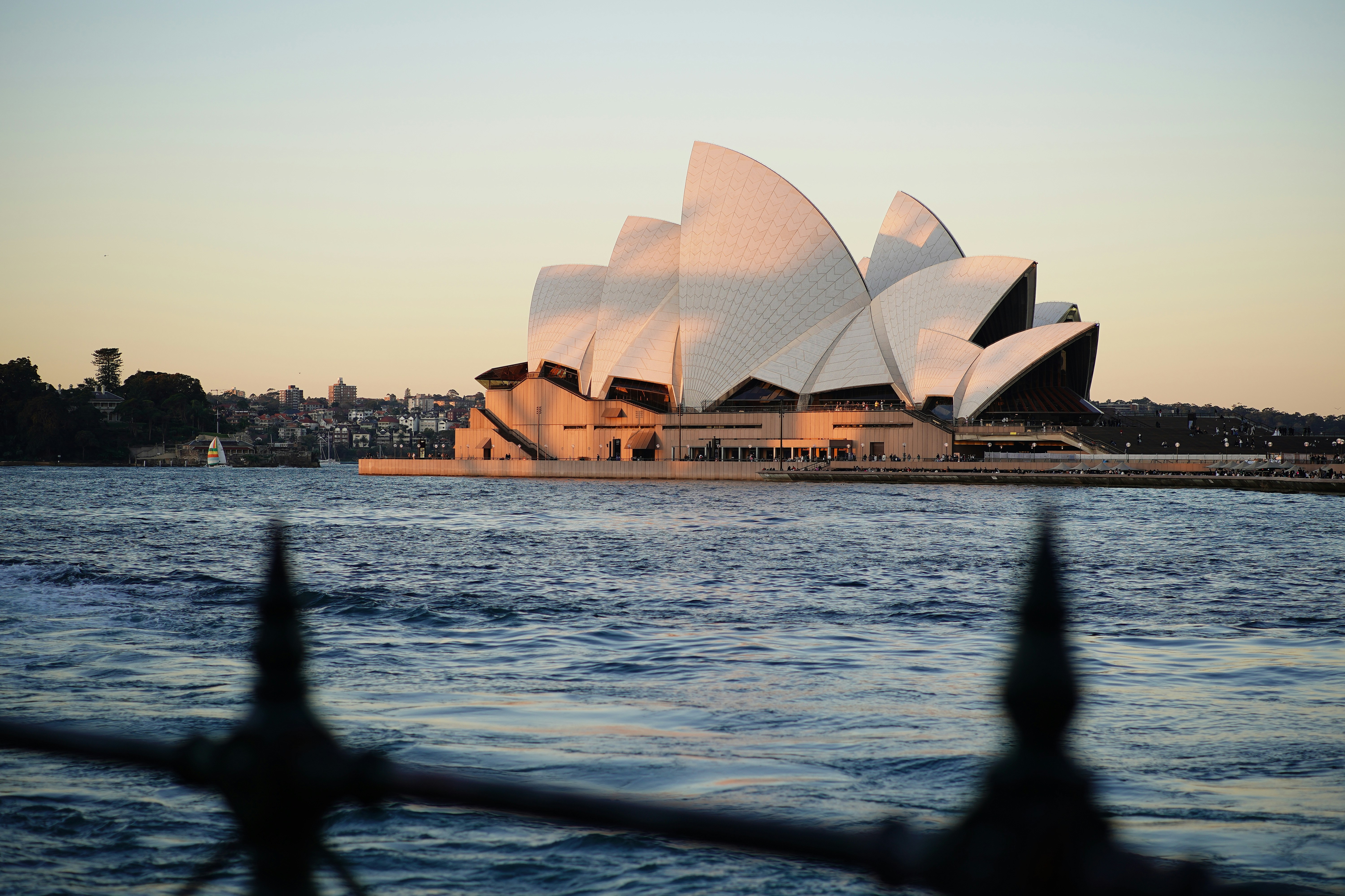 A view of the sydney opera house from across the water photo – Free ...
