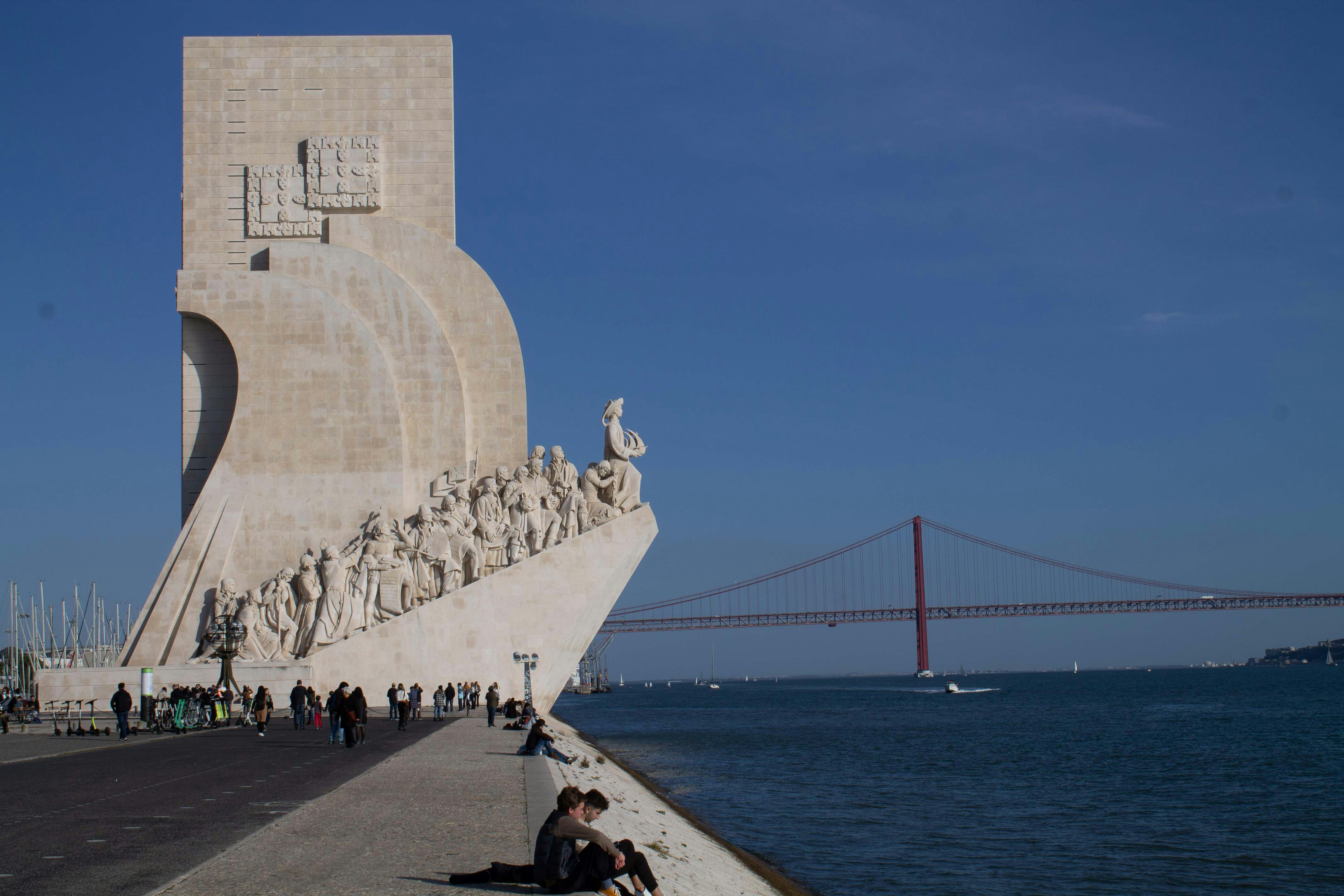 Belem's Discovery Frieze: Marble Seafarers Guard the Tagus