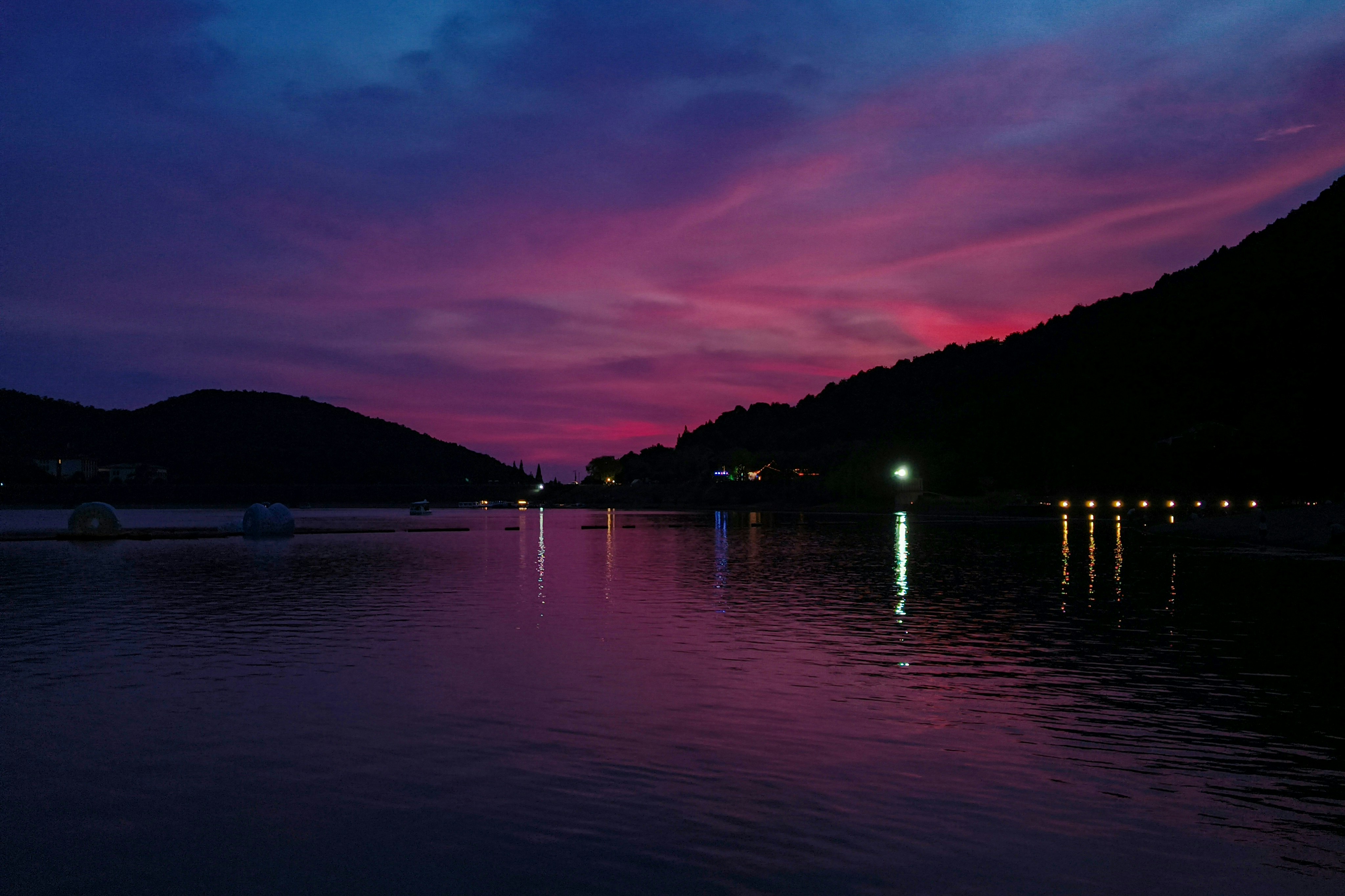 Twilight Symphony over Lunv Lake