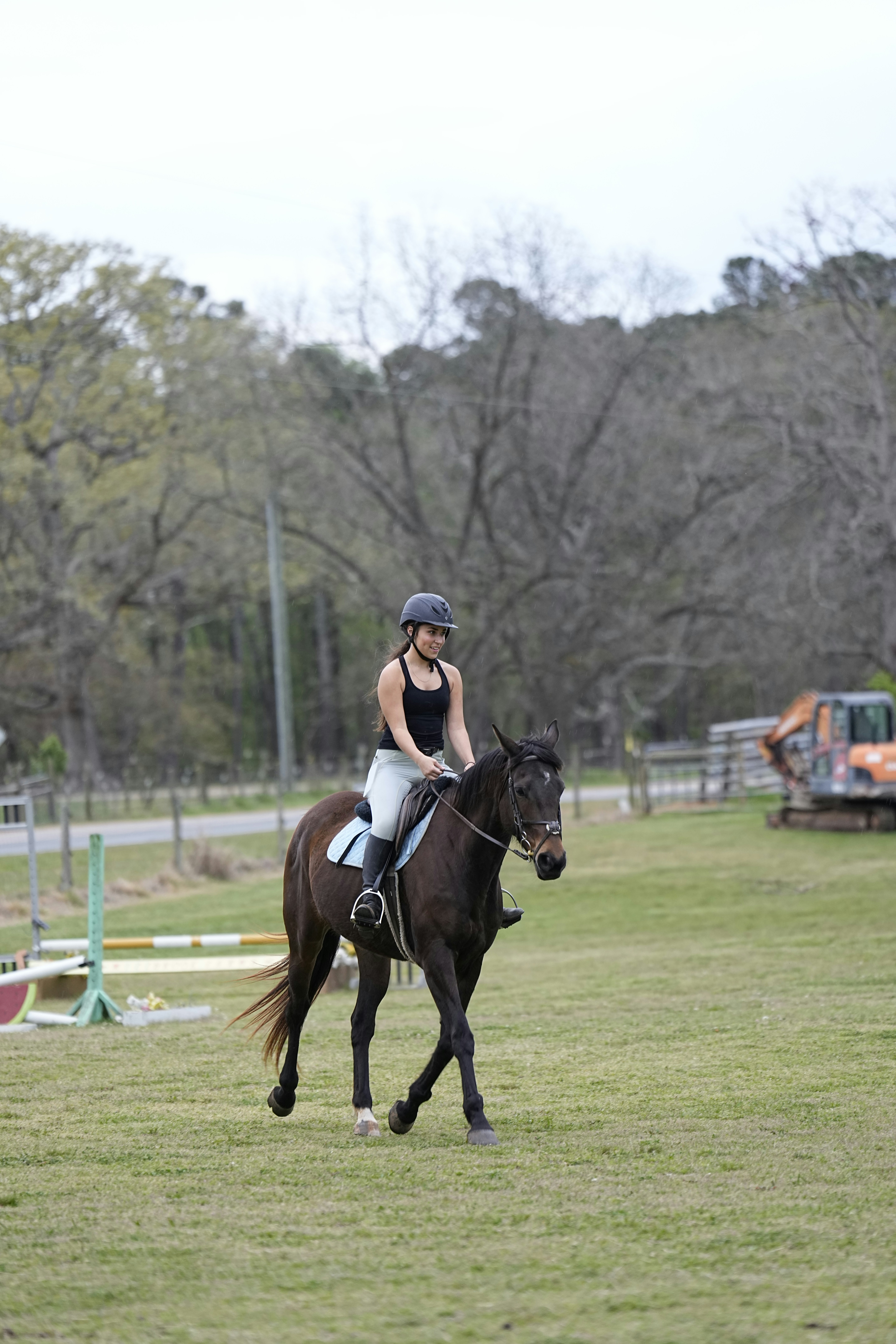 A woman riding on the back of a brown horse photo – Free Woman Image on ...