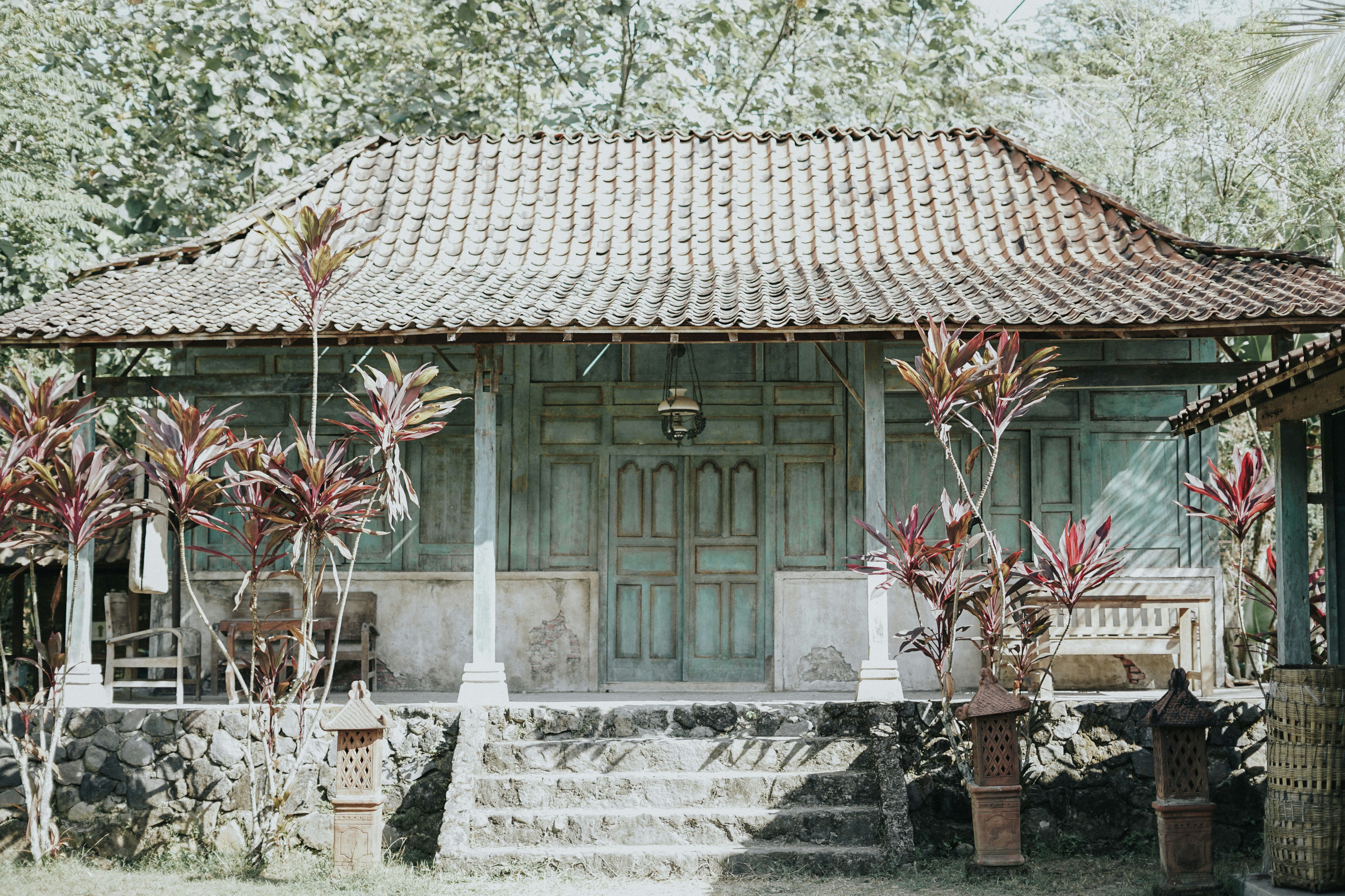 Tropical Tranquility: A Rustic Retreat
