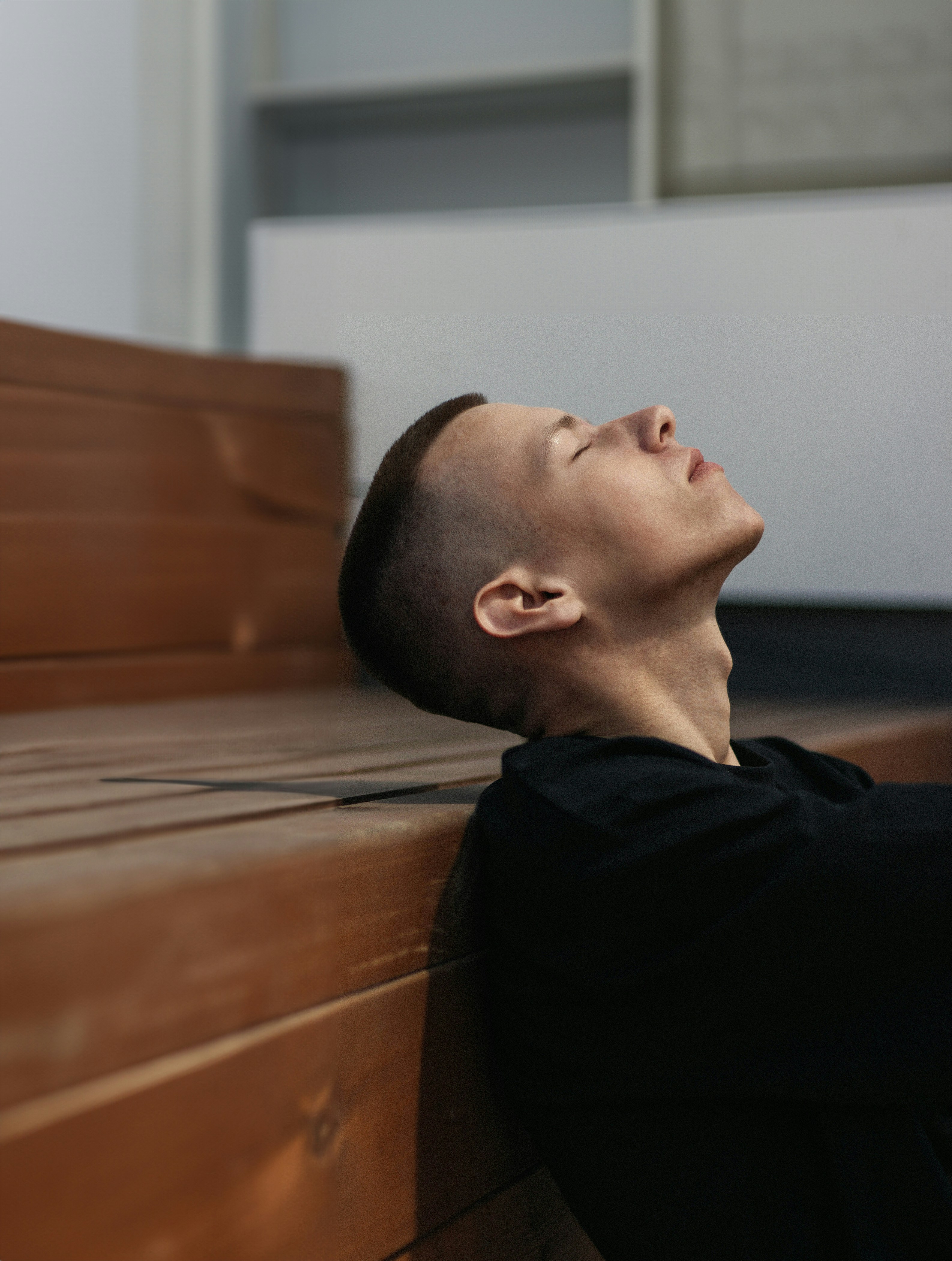 A man with his head resting on a bench photo – Free Simferopol Image on ...