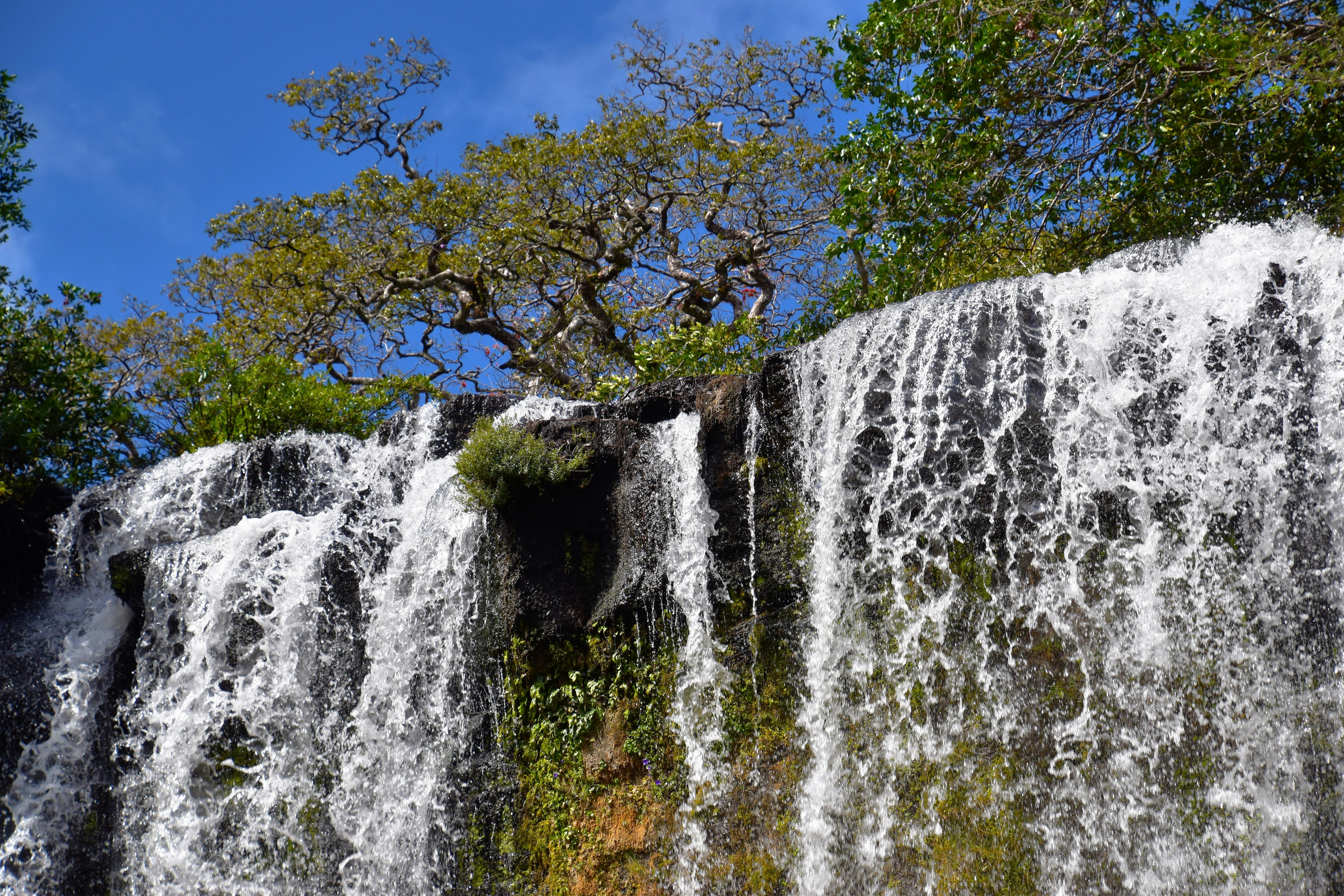 A very tall waterfall with lots of water photo – Free Costa rica Image ...