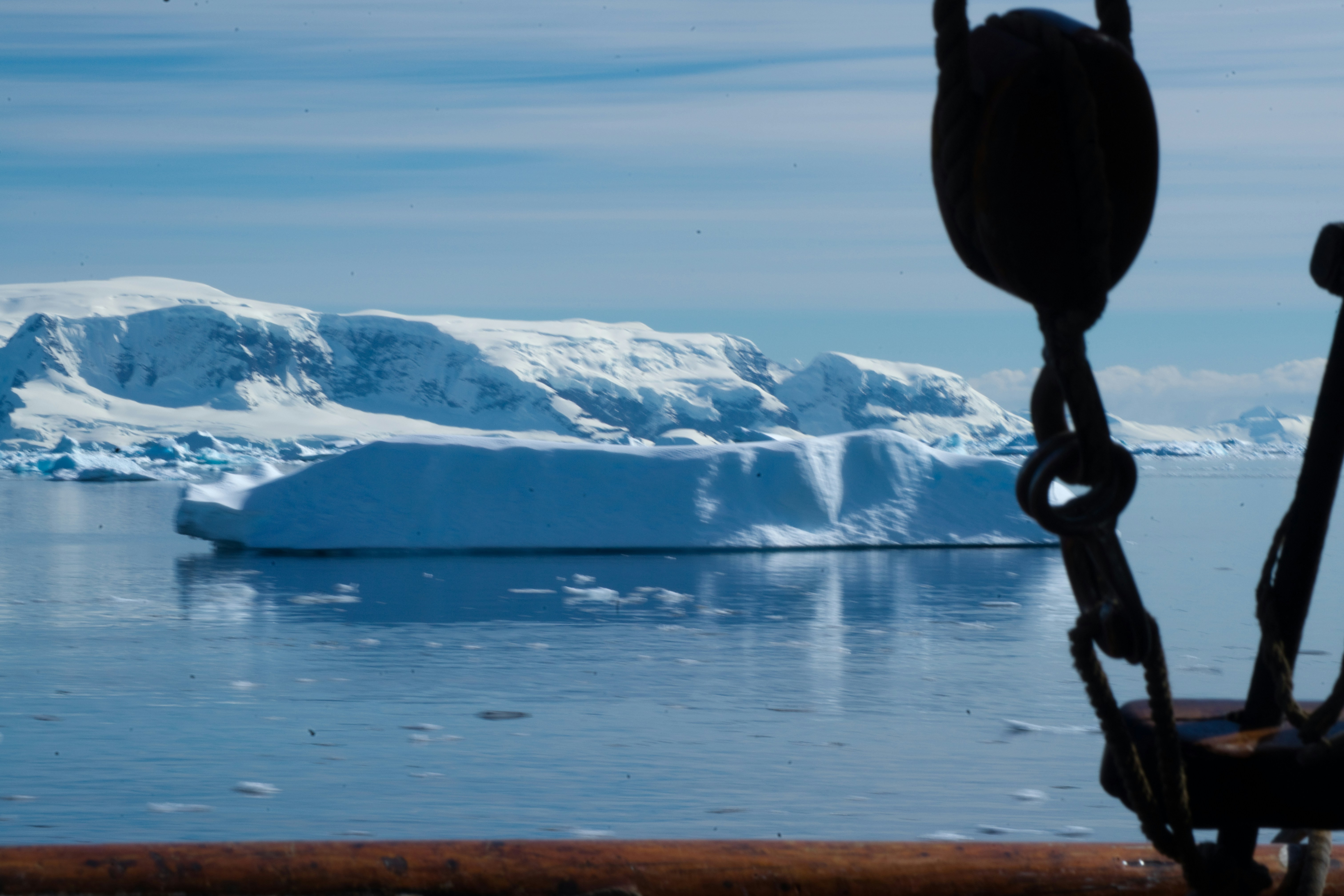 Icebound Harbor: A Glimpse of a Fjord’s Frigid Quiet