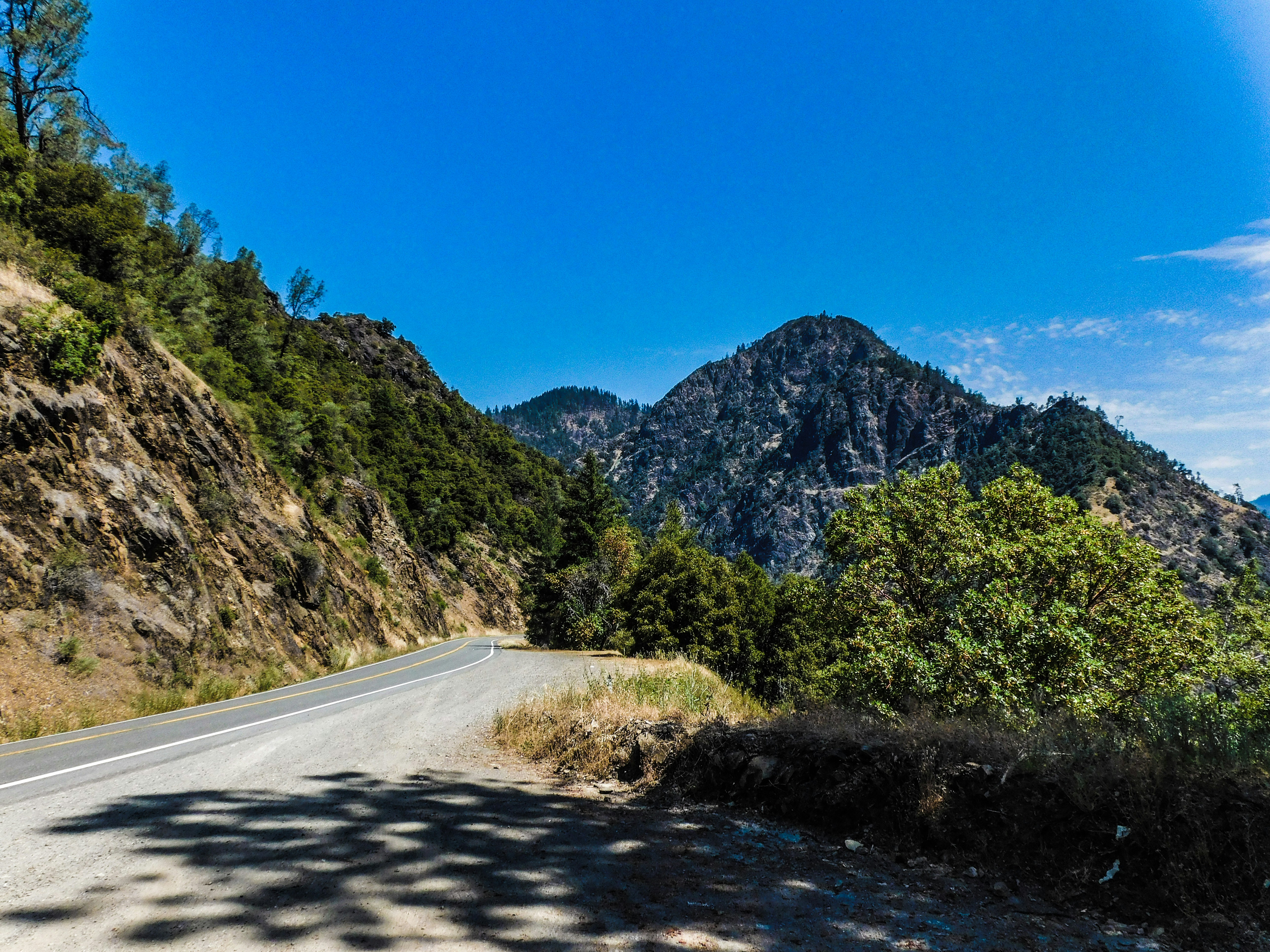 Mountain Road Side View