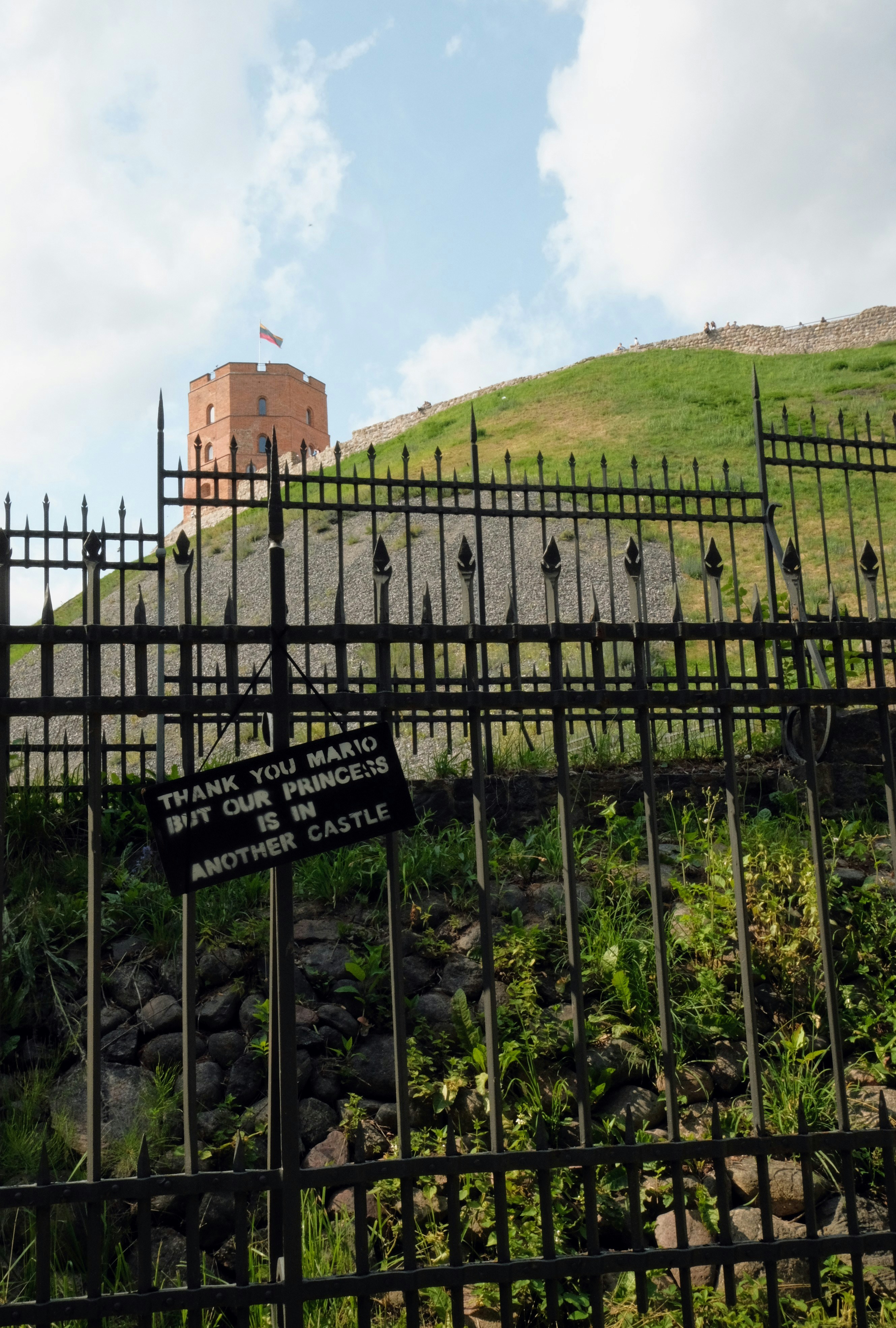 Iron Veil Over the Hilltop Fortress