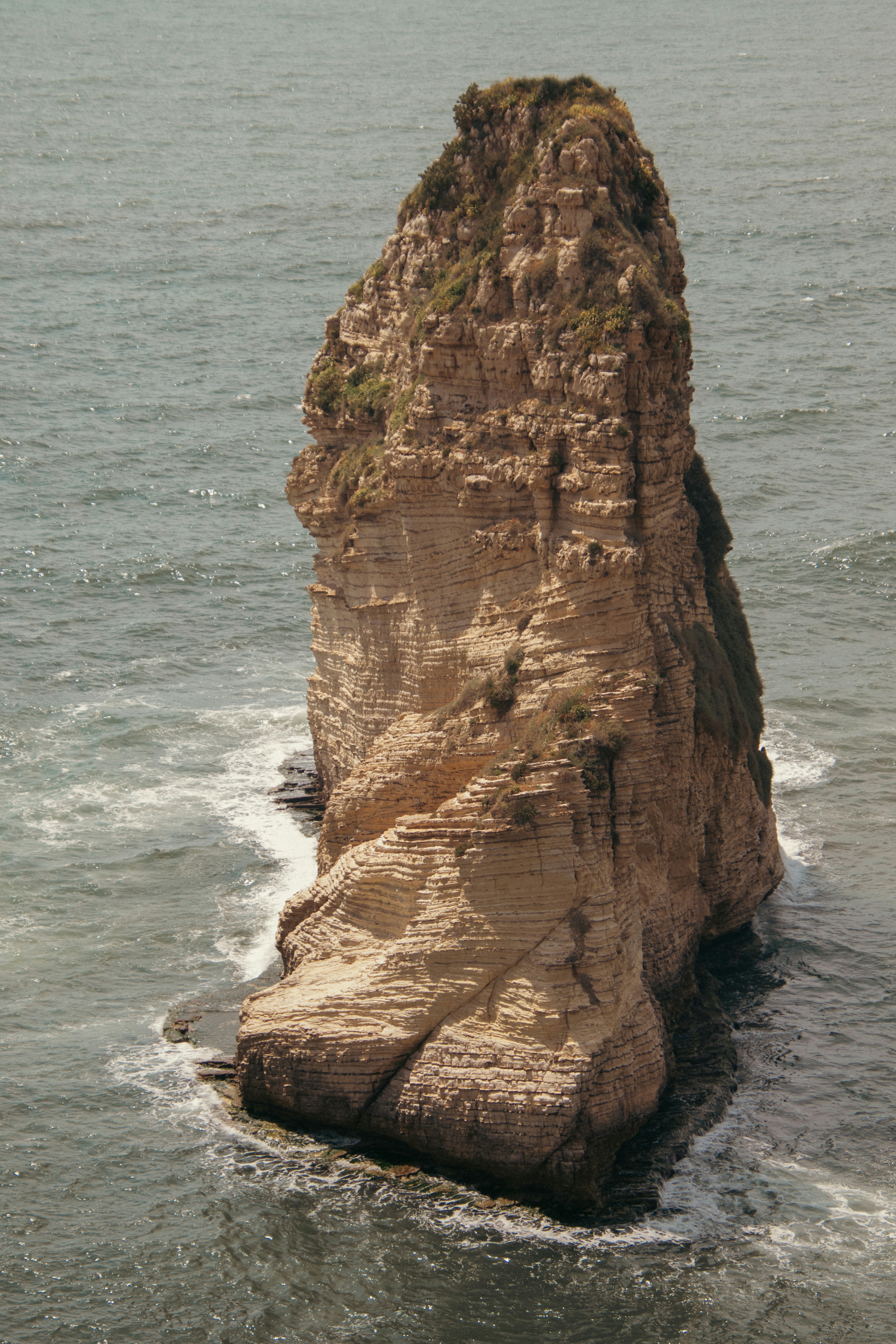 Lone Sea Stack: Weather-Worn Giant Rising from the Atlantic