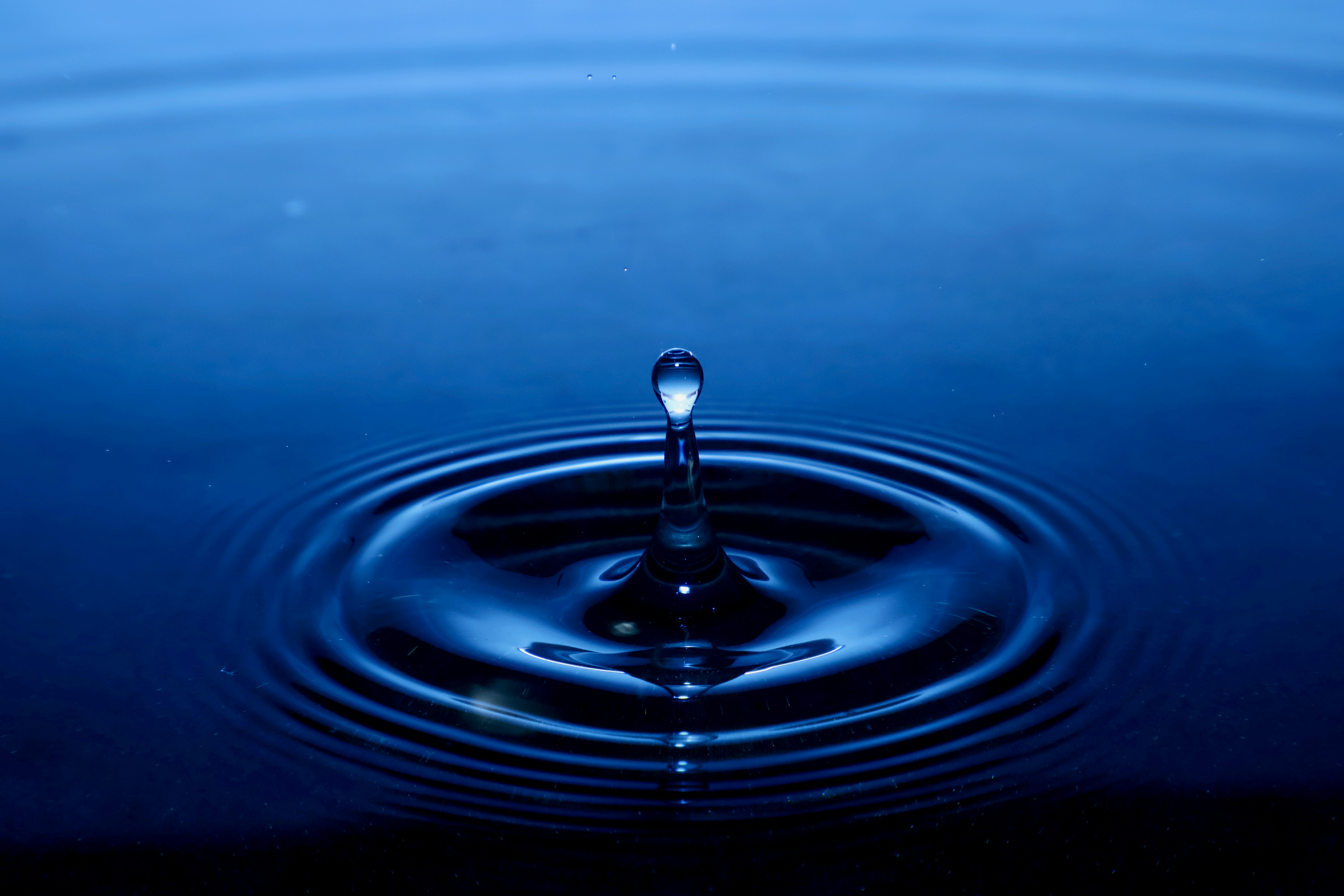 A drop of water that is in the water photo – Free Outdoors Image on ...