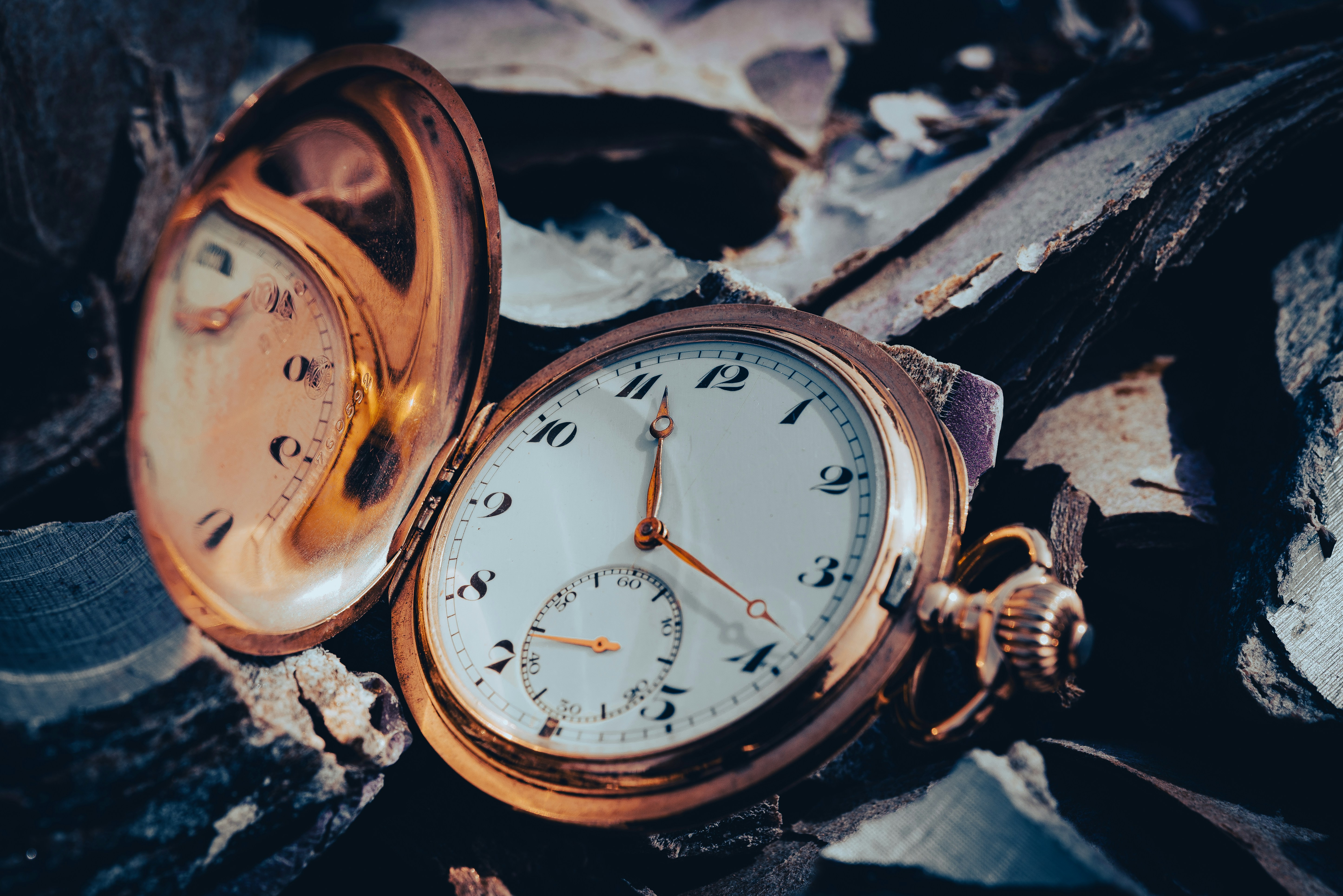 Vintage Pocket Watch Background