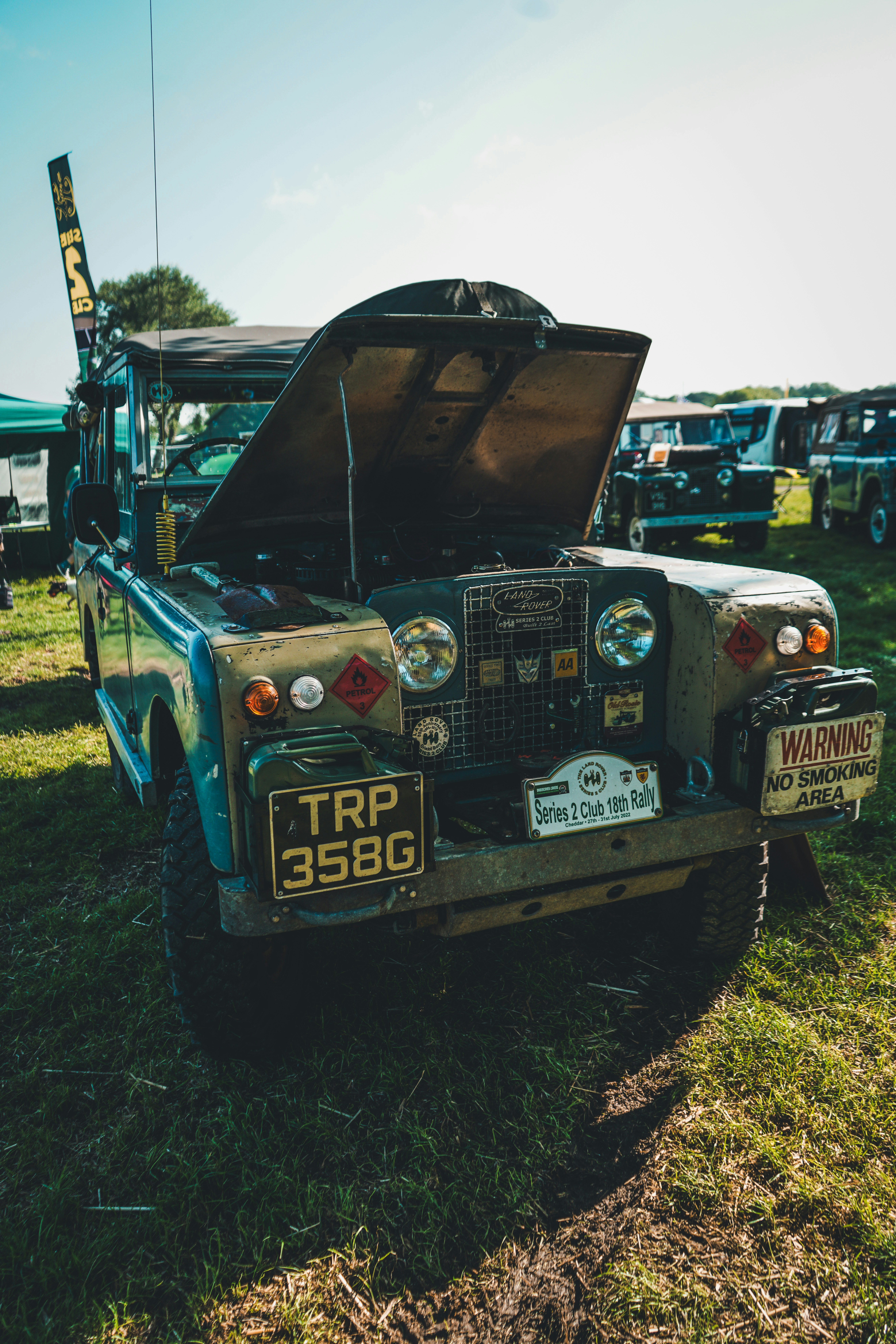 Front-Loaded Power: A rugged off-road rig on display