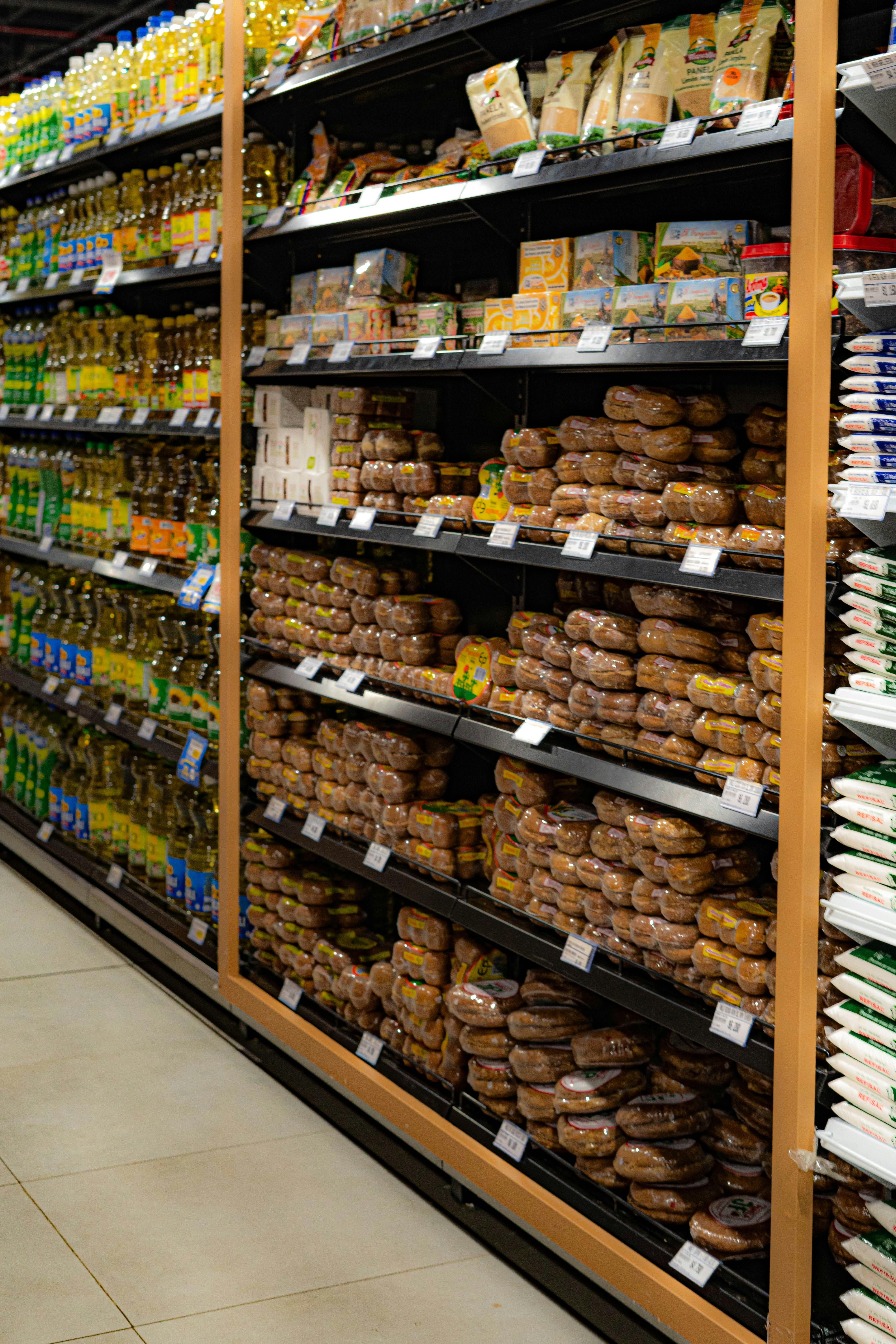 Grocery Store Bread Aisle