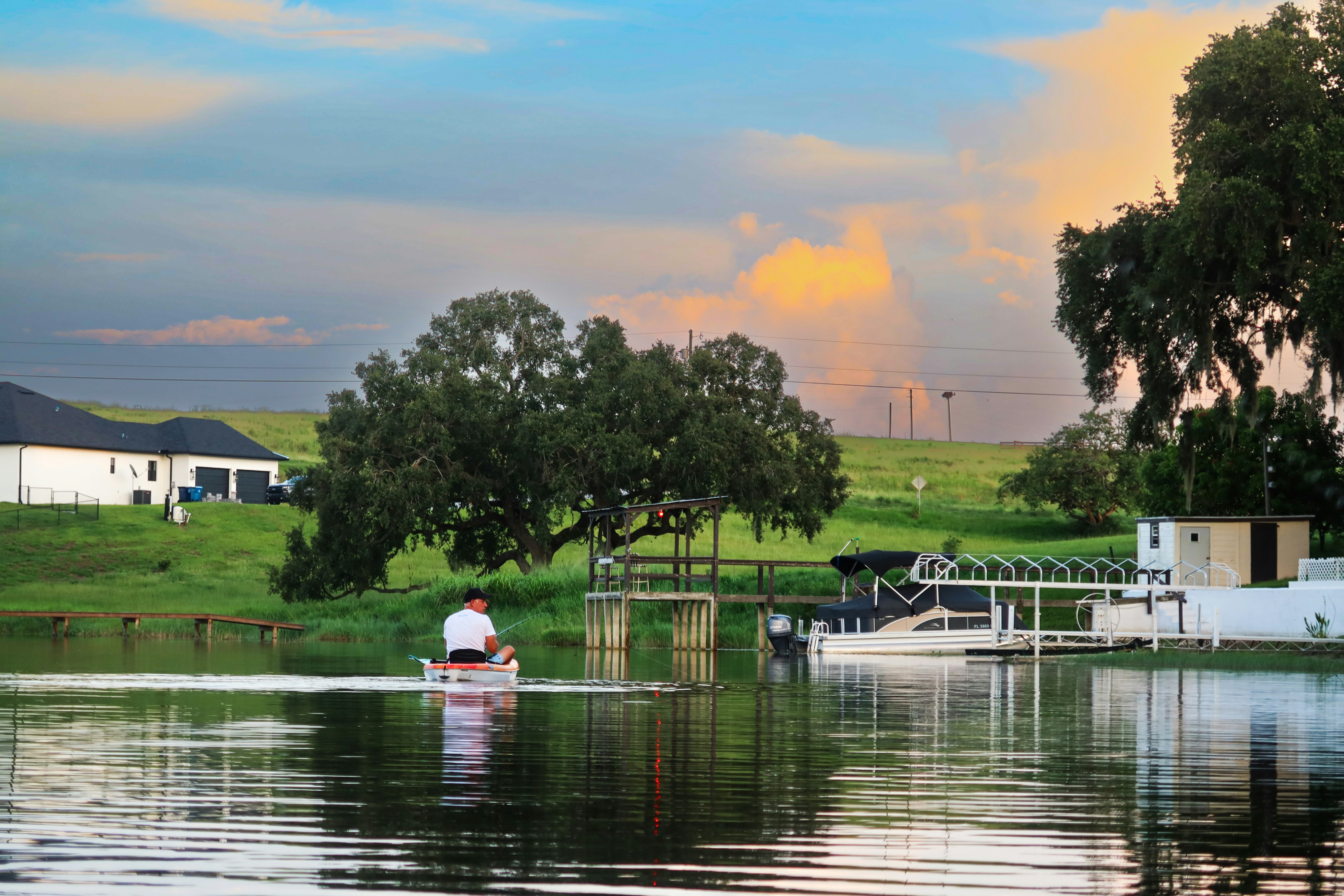 Evening Reflections on Tranquil Waters