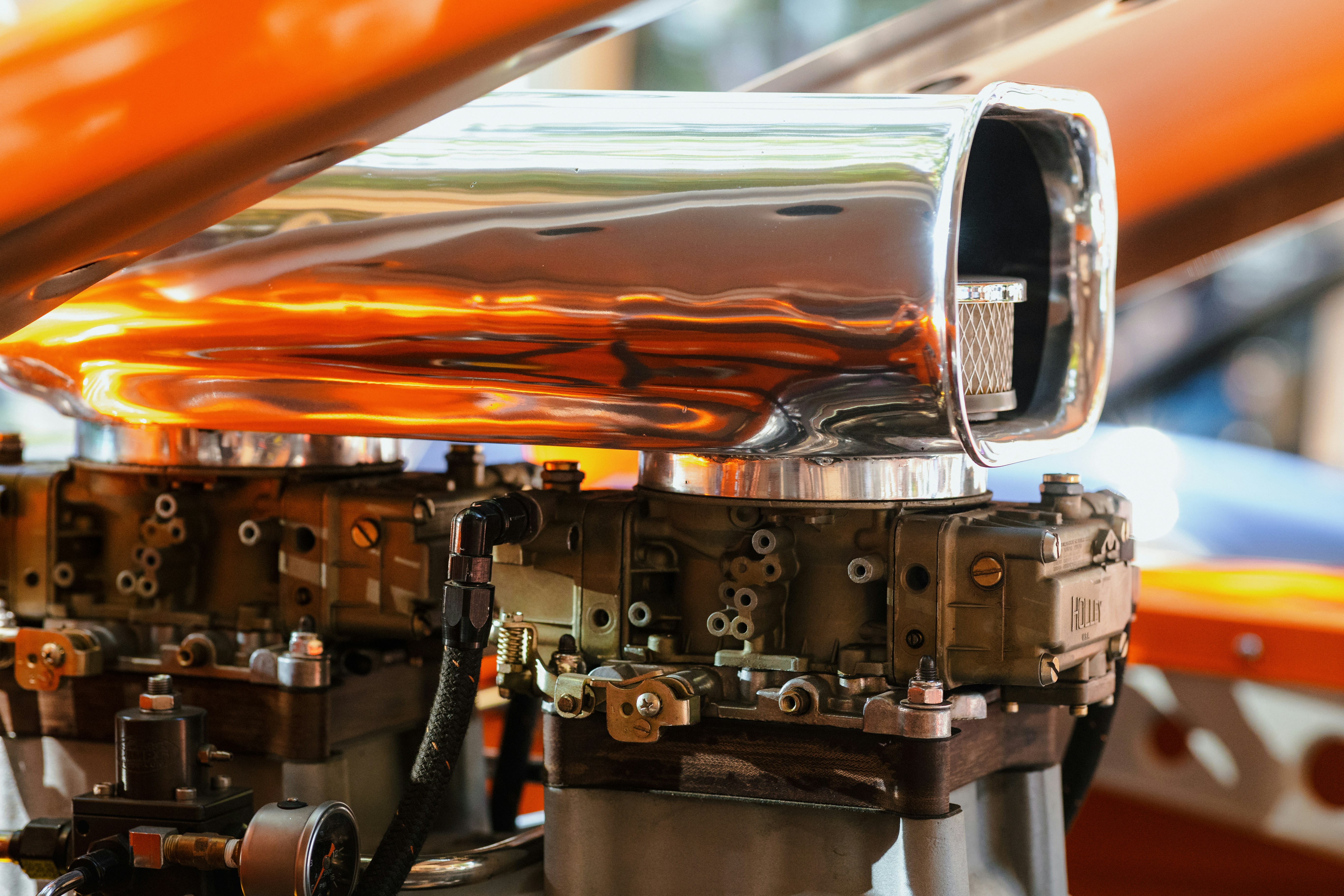 A close up of a shiny metal object photo – Free Factory Image on Unsplash