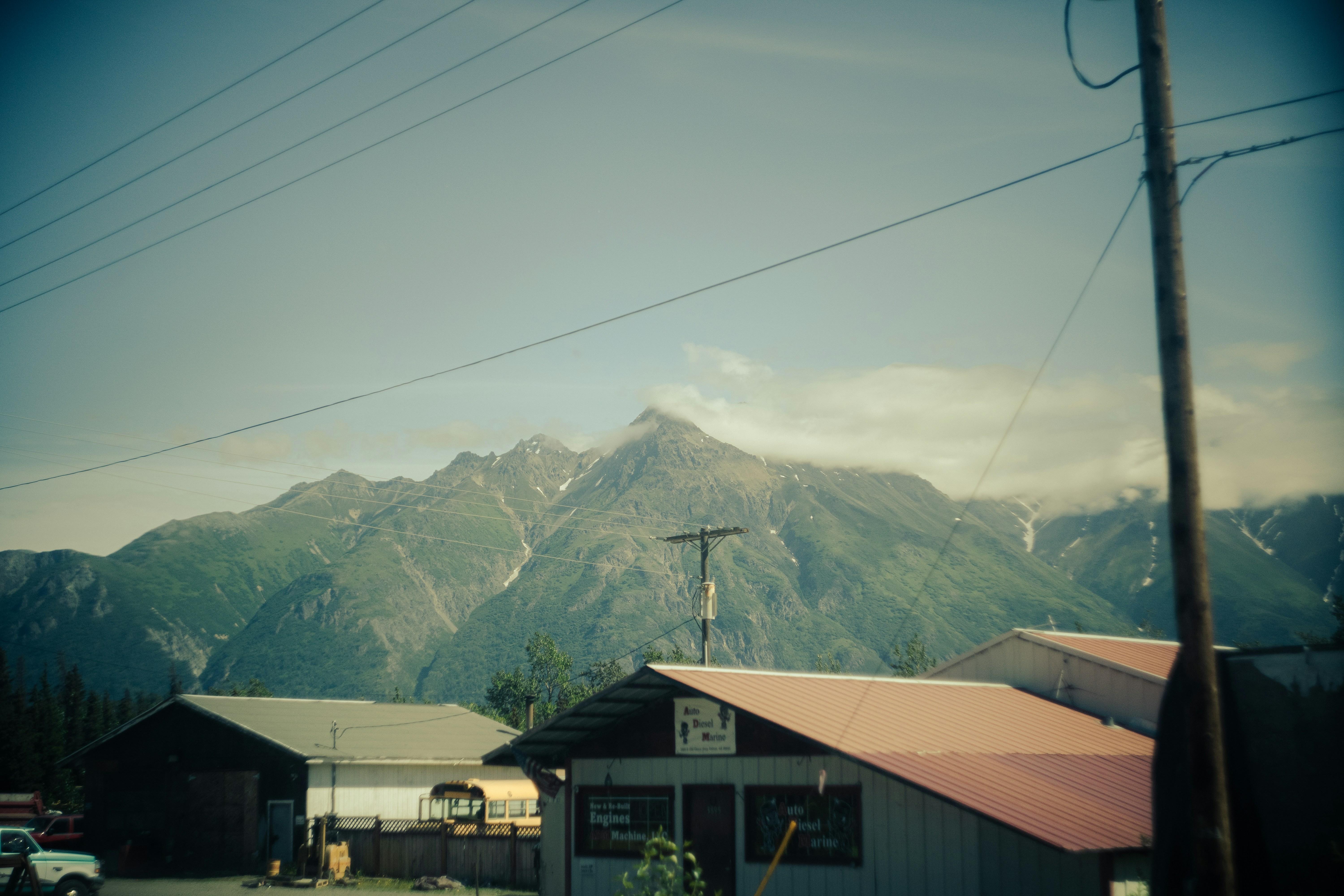 Alpine Dawn Over a Quiet Mountain Town