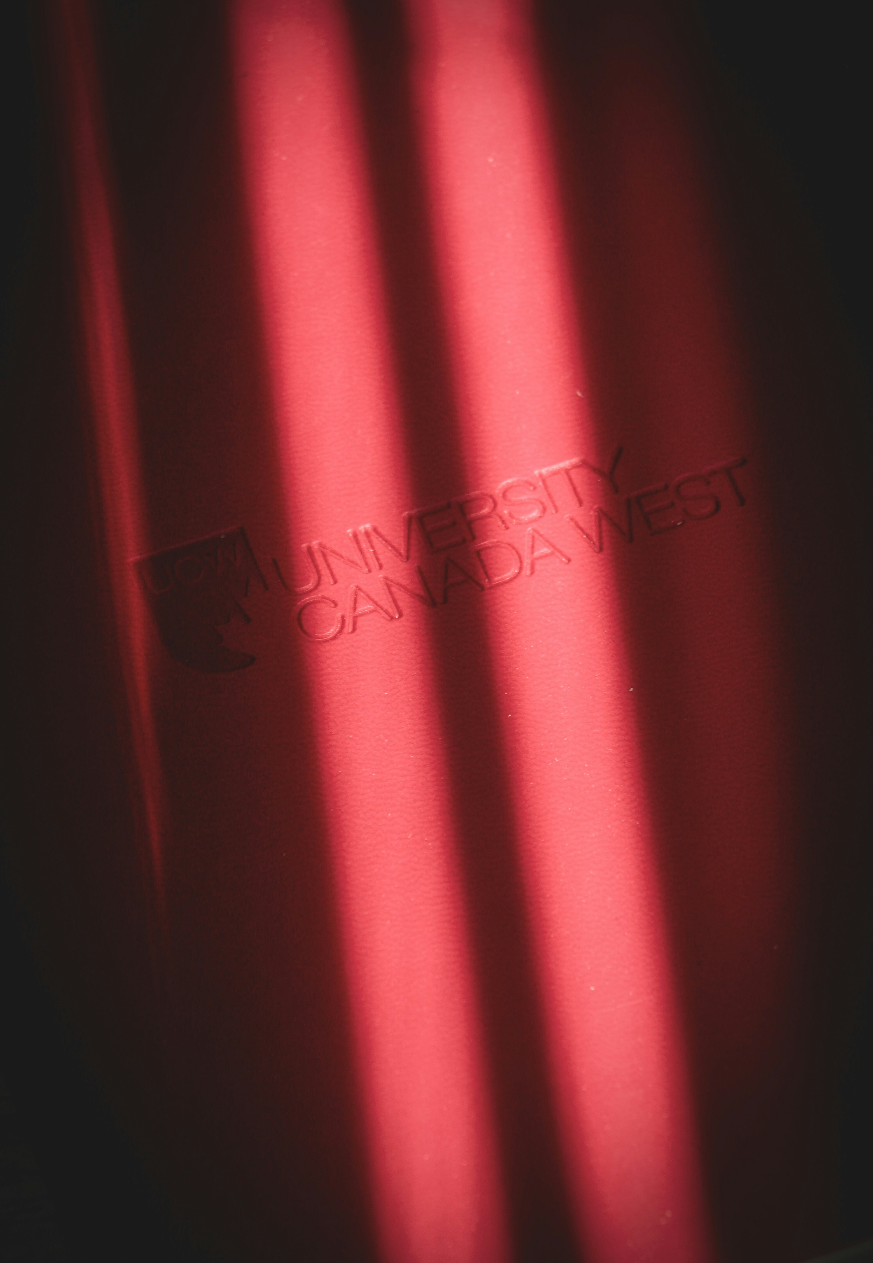 Light rays shining on book cover