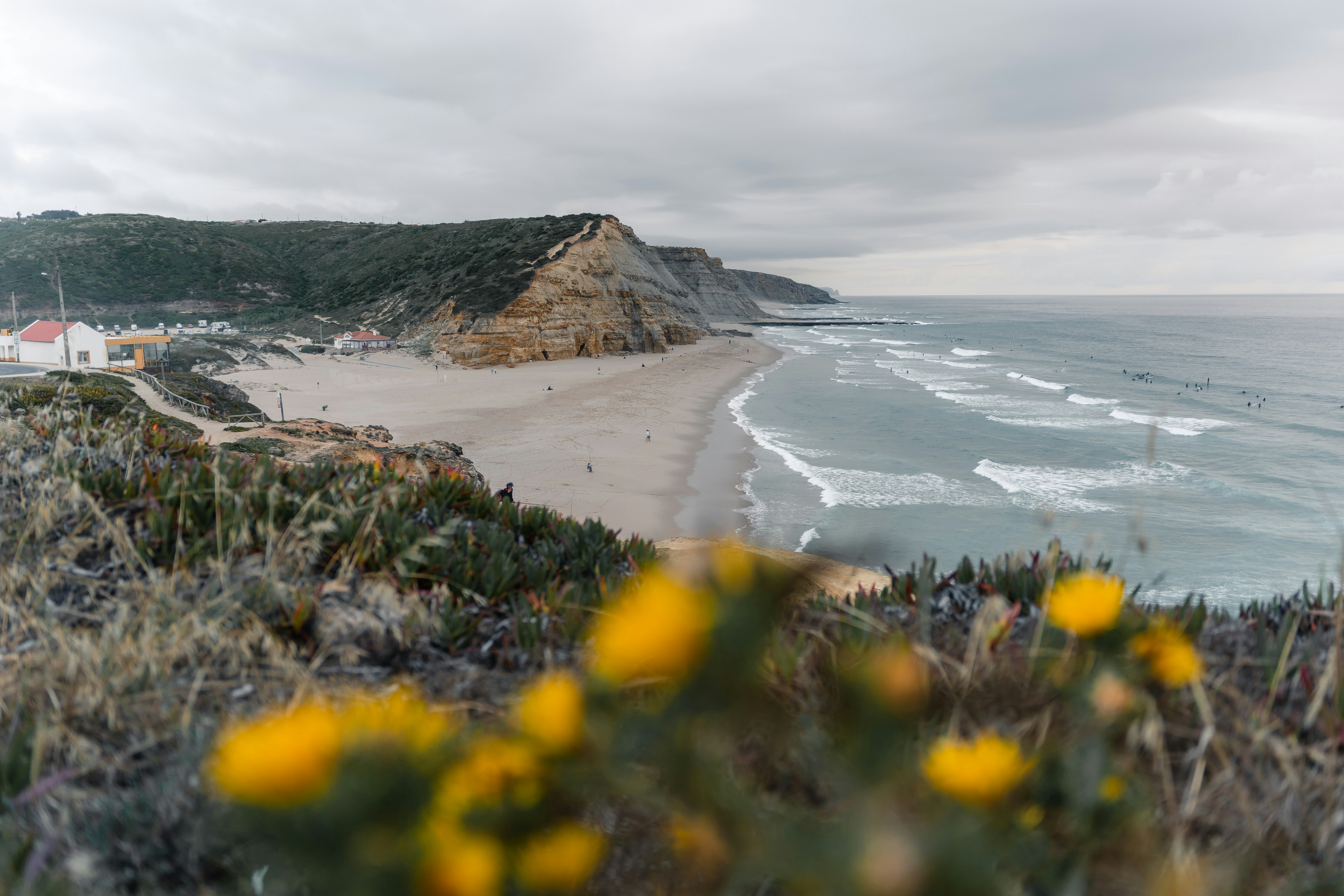 Where the Cliff Holds the Tide: A Quiet Atlantic Morning