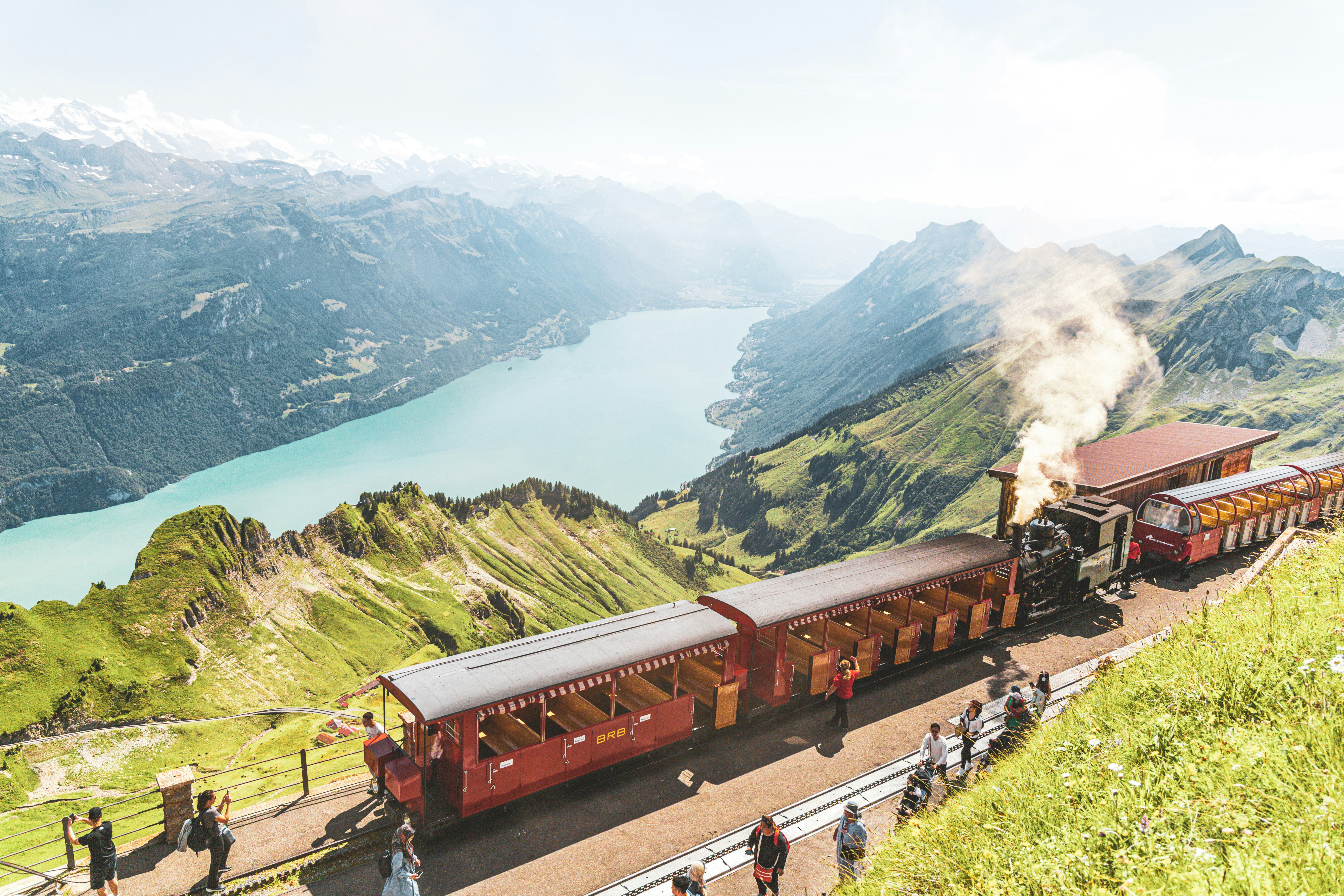 Cogwheel Carousel Above the Alpine Lake