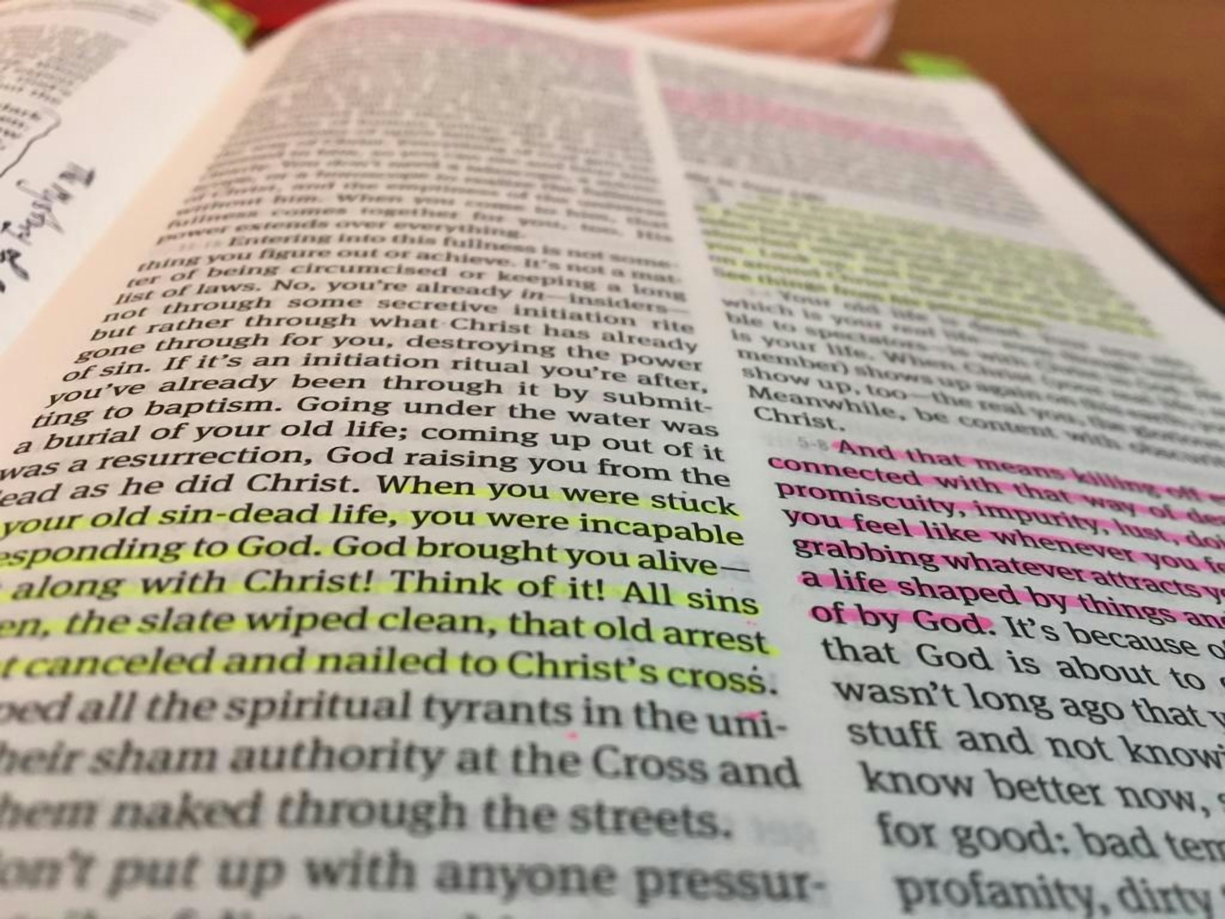 A bible open to a page of text photo – Free Book Image on Unsplash