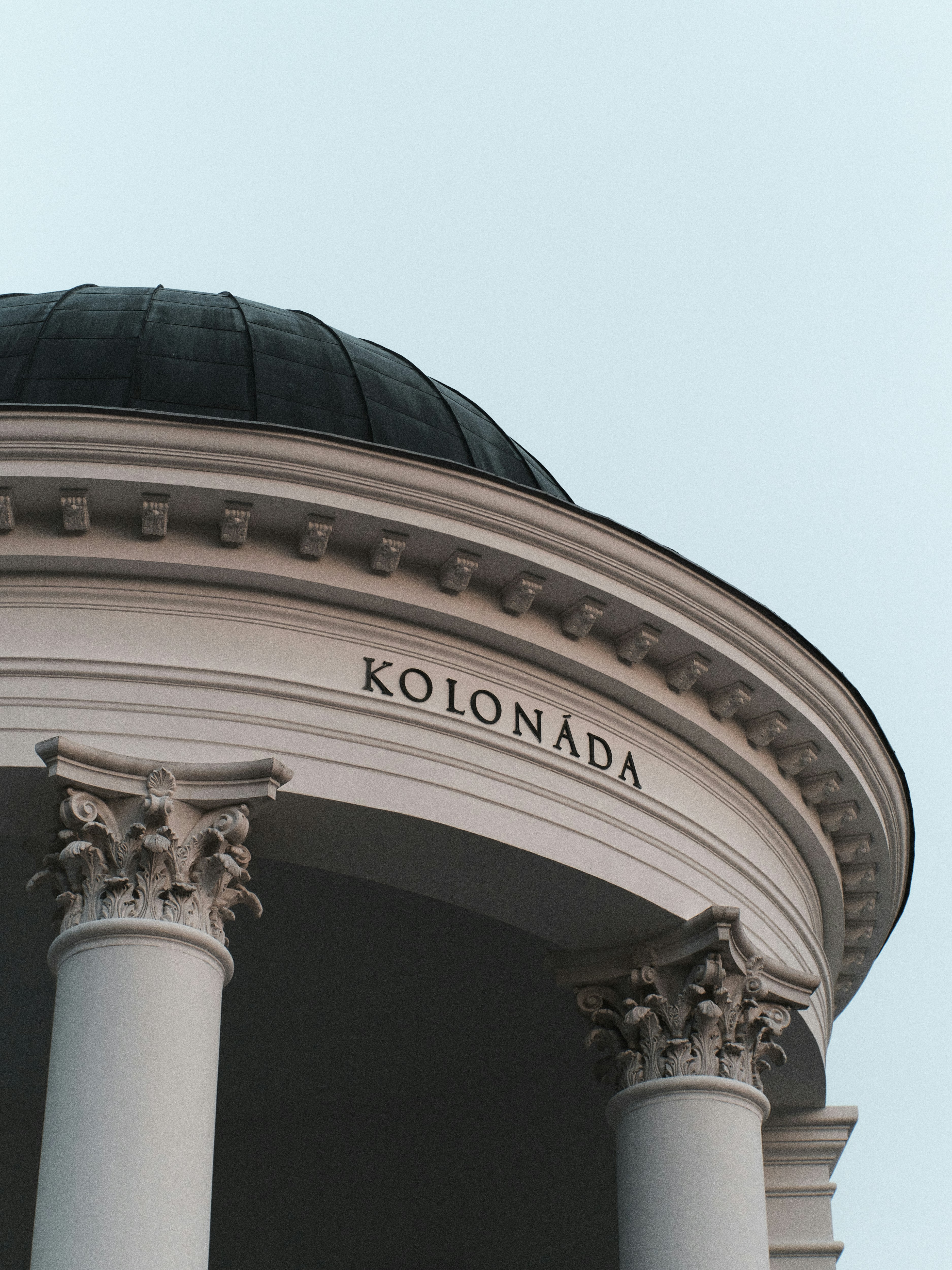 Classical Dome and Colonnade Overarching the Kolonada Archway