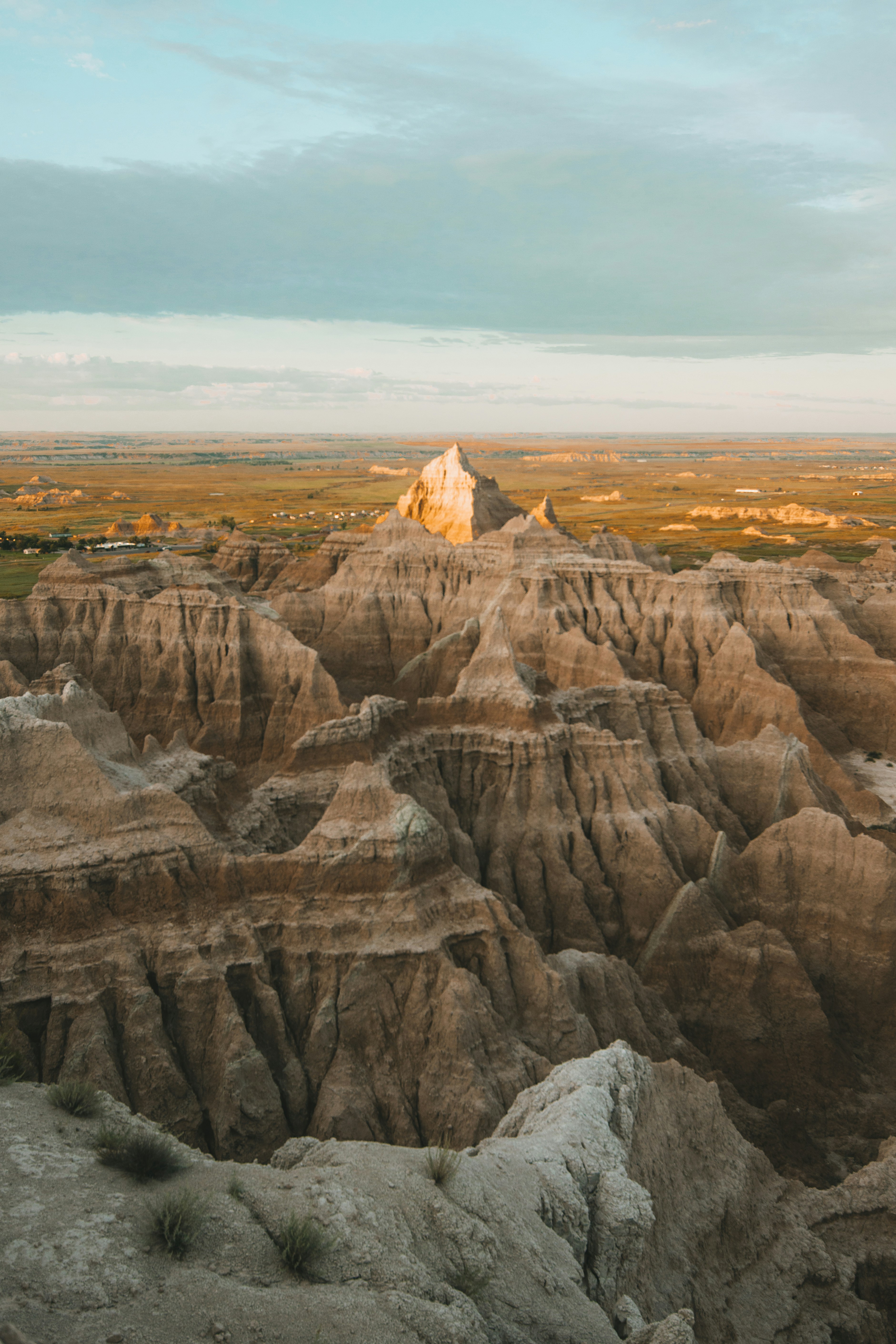 A view of the badlands of the badlands of the badlands of the photo ...