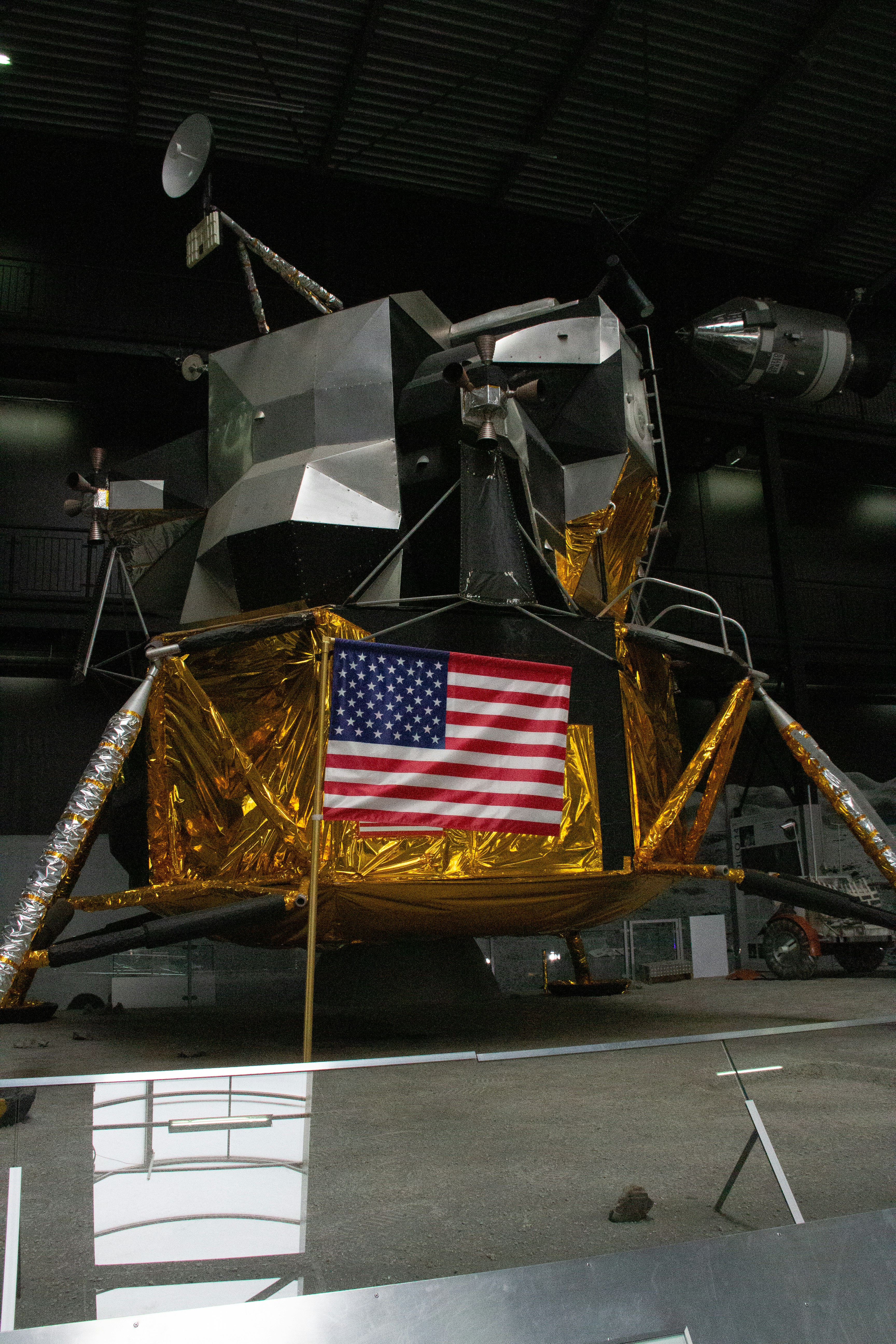 A space shuttle with a flag on the side of it photo – Free Airplane ...