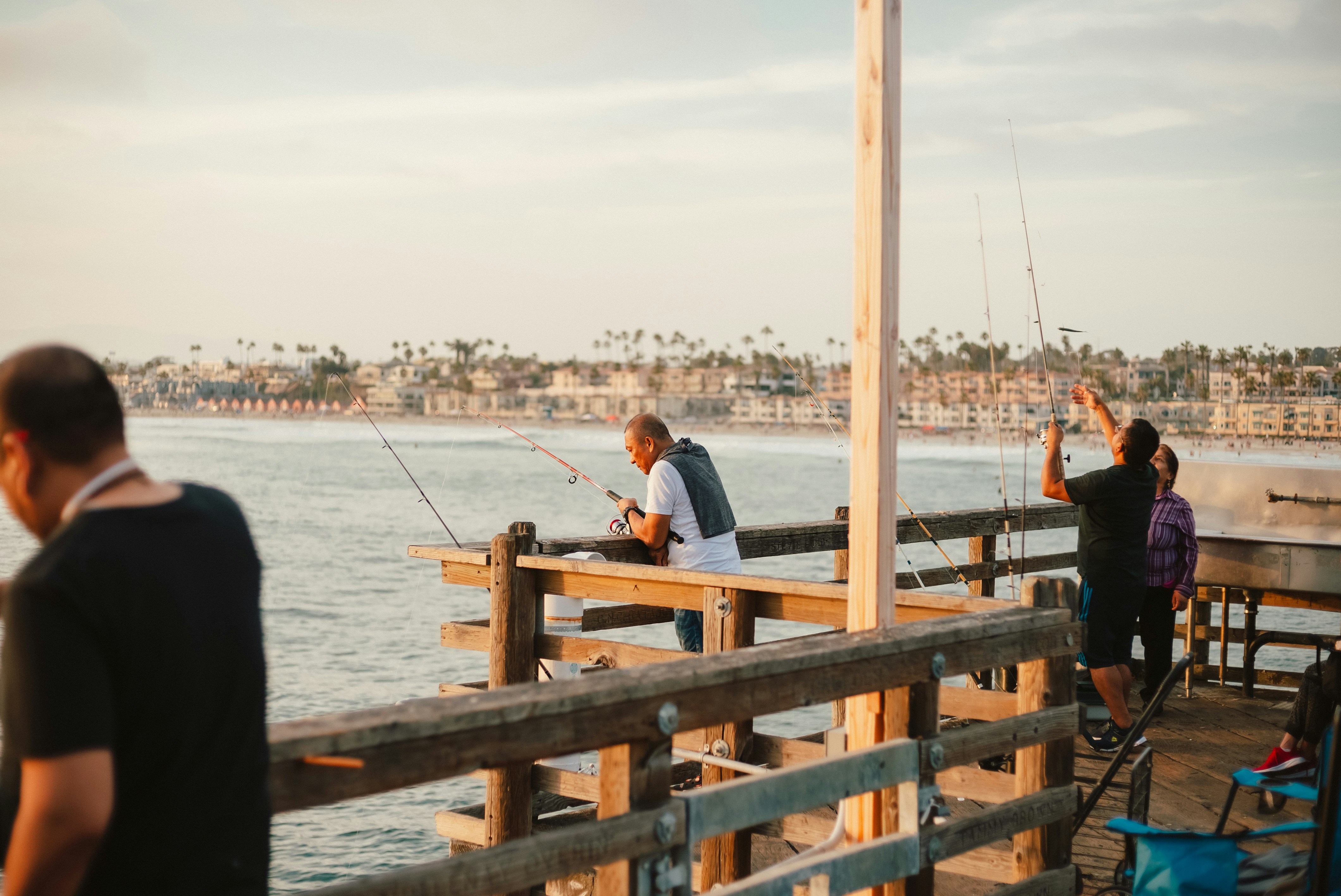 Golden Hour on the Pier: A Fisherman's Quiet Ritual