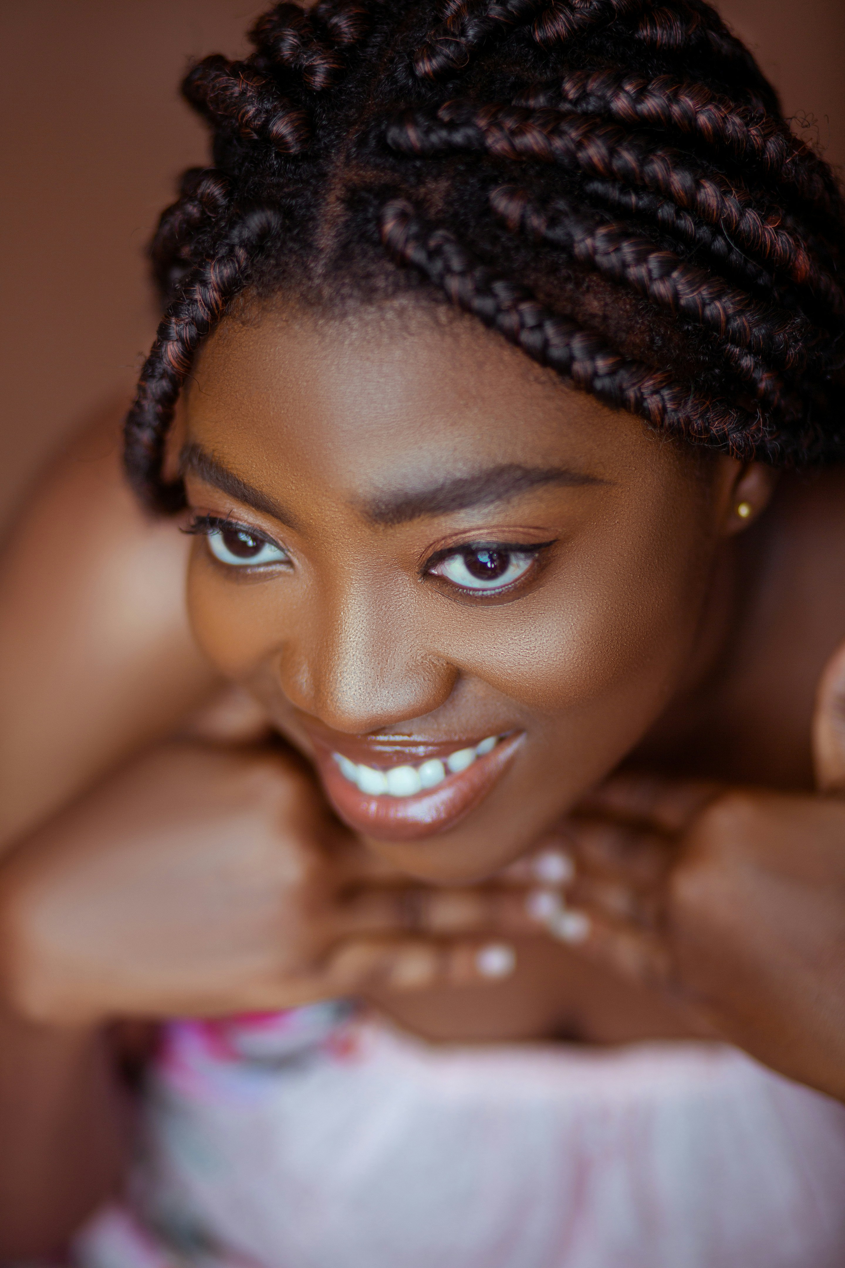 A woman with braids posing for a picture photo – Free Accra Image on ...