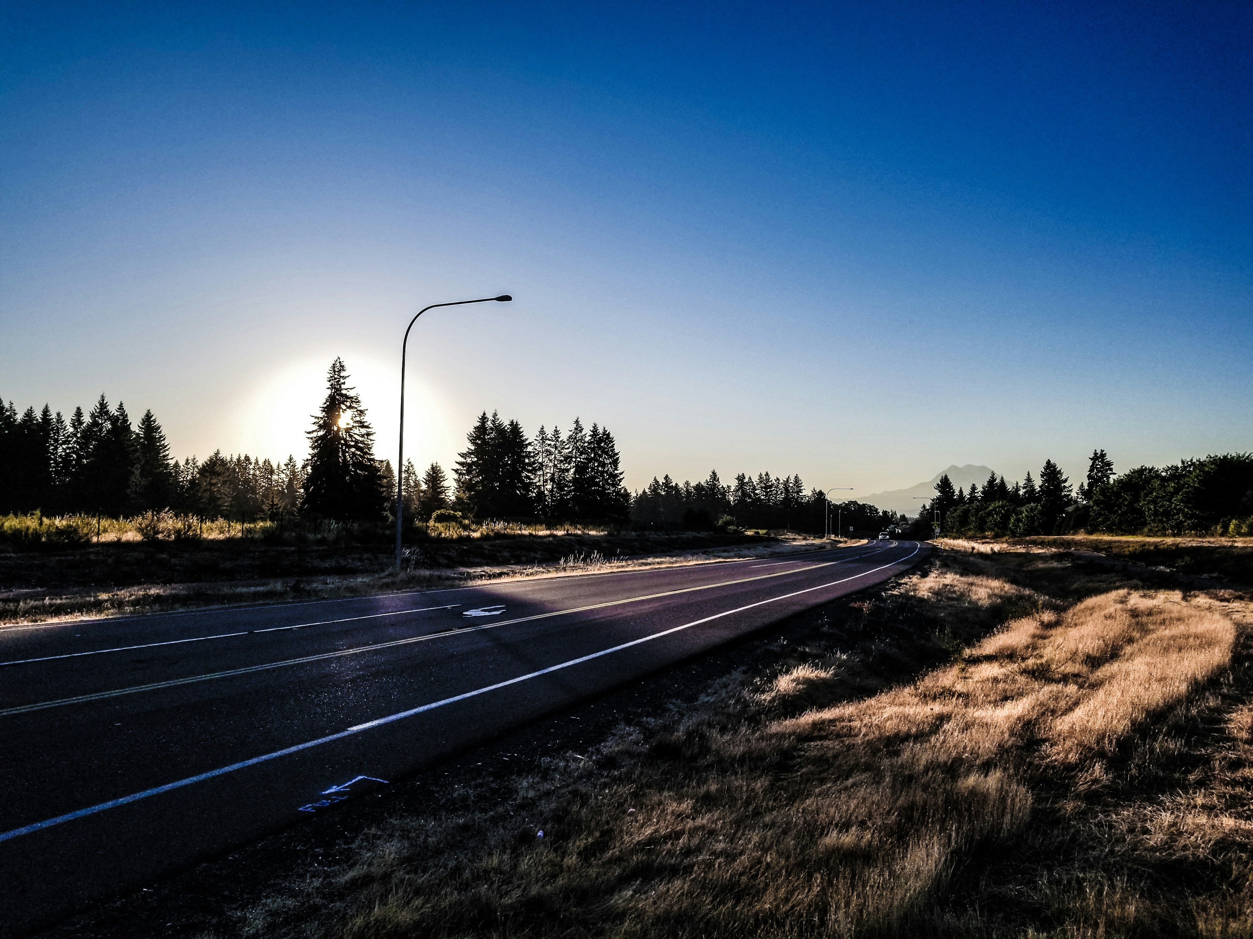 Dusk on the Winter Highway: The Vanishing Road