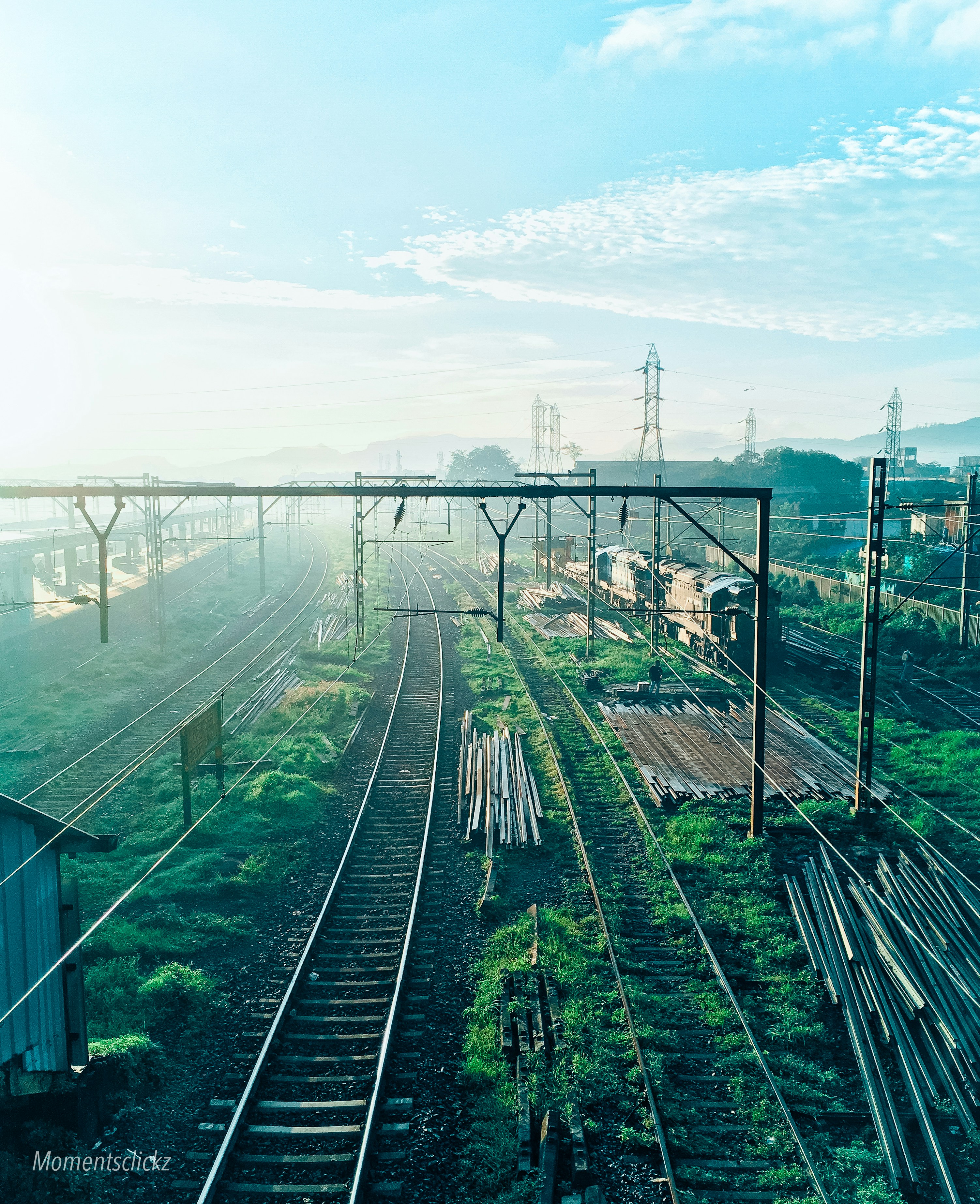 A Beautiful Sky View of Lonavla Railway Station ⛅