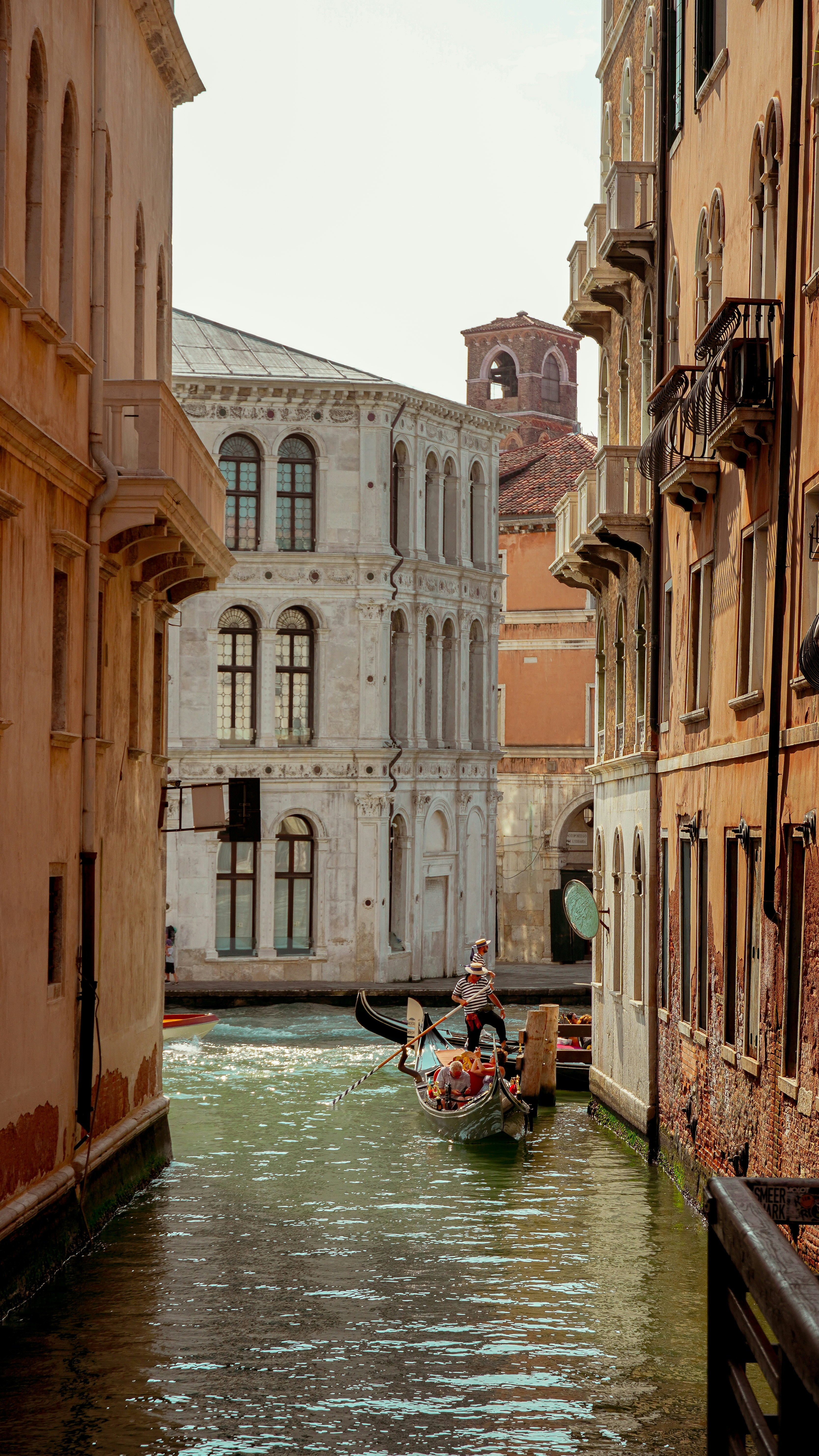 Gondola Passages: Light, Canal, and Facades