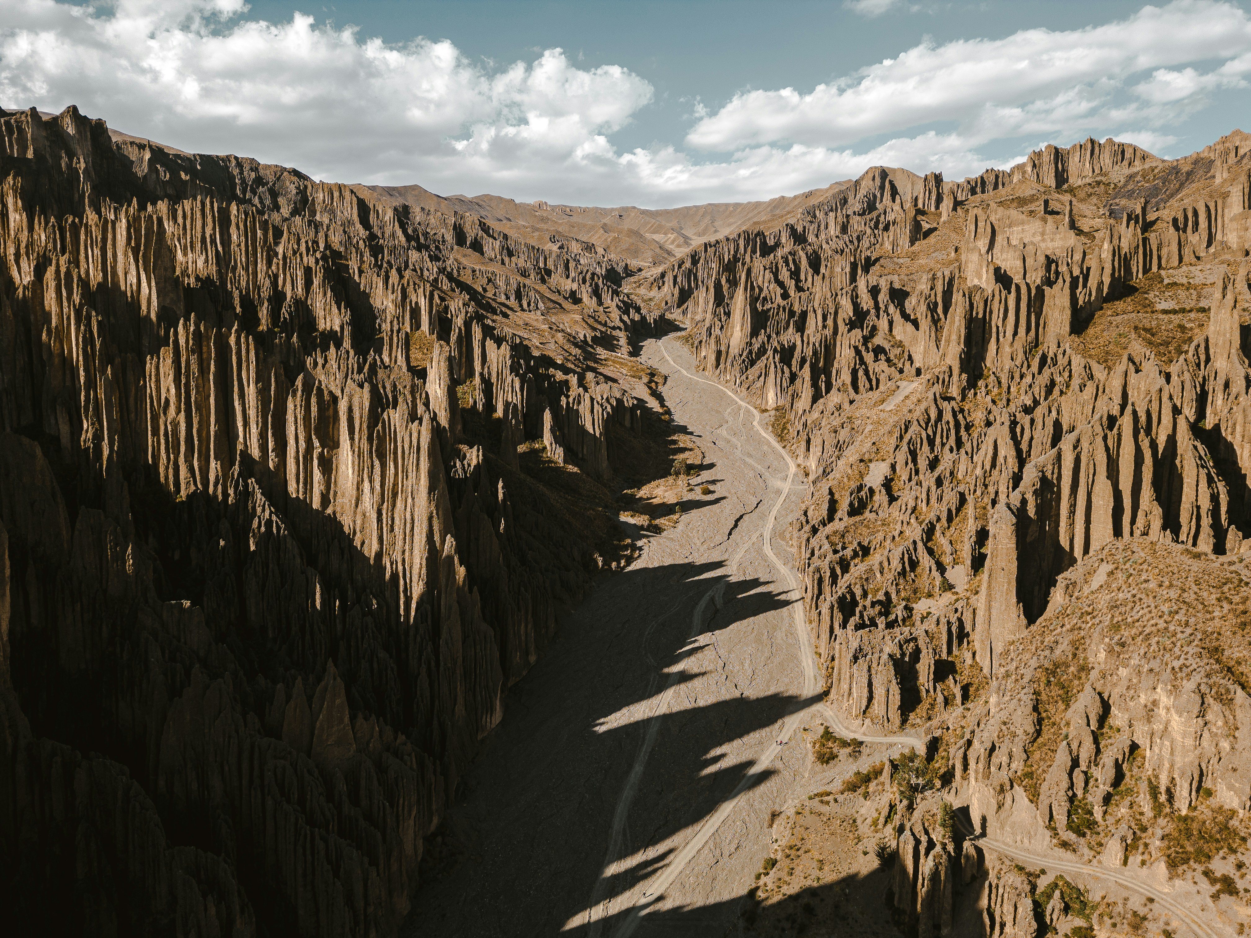 Une vue d’un canyon dans le désert photo – Image gratuite de La Paz sur ...