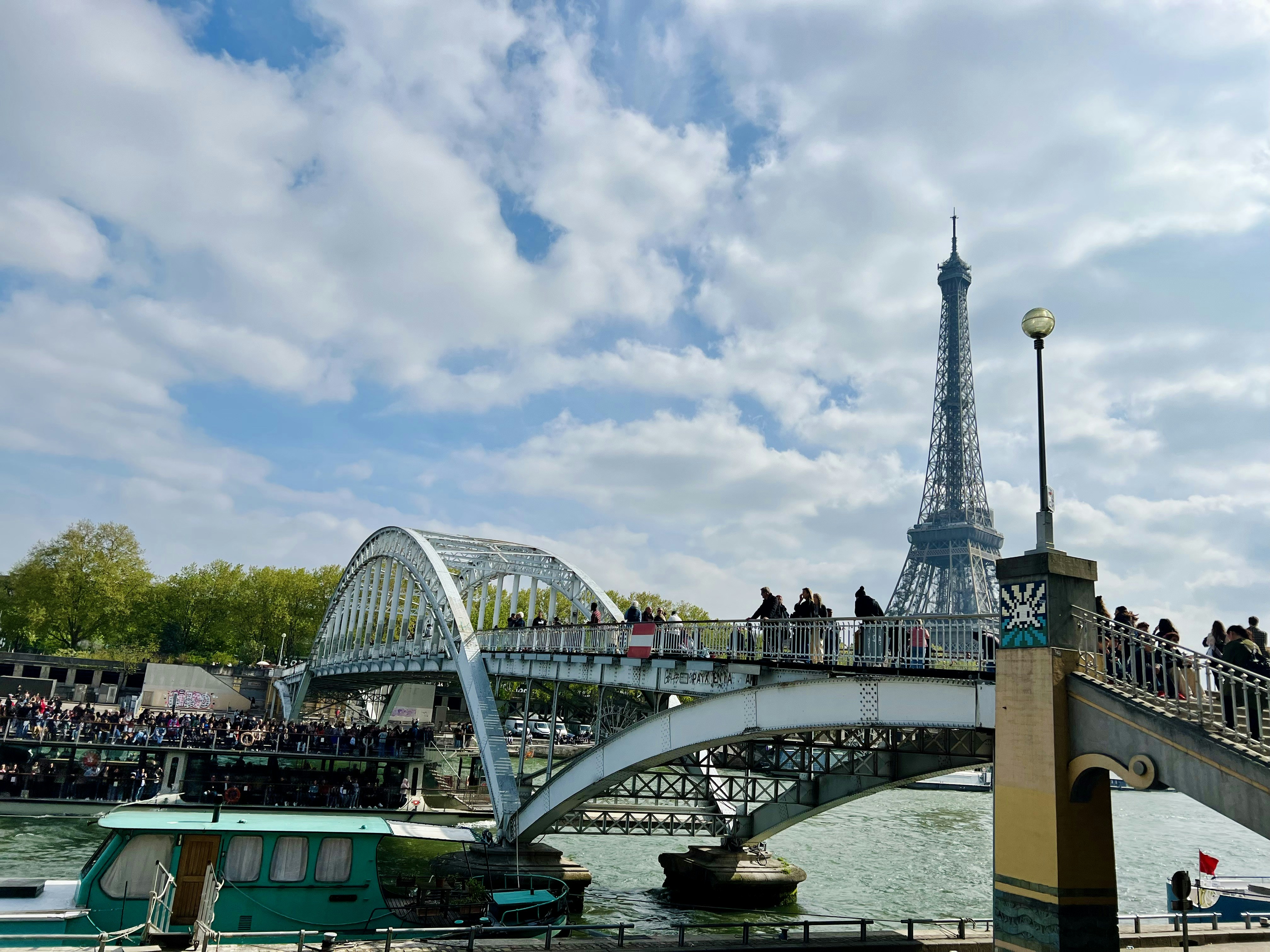 The eiffel tower towering over the city of paris photo – Free Port ...