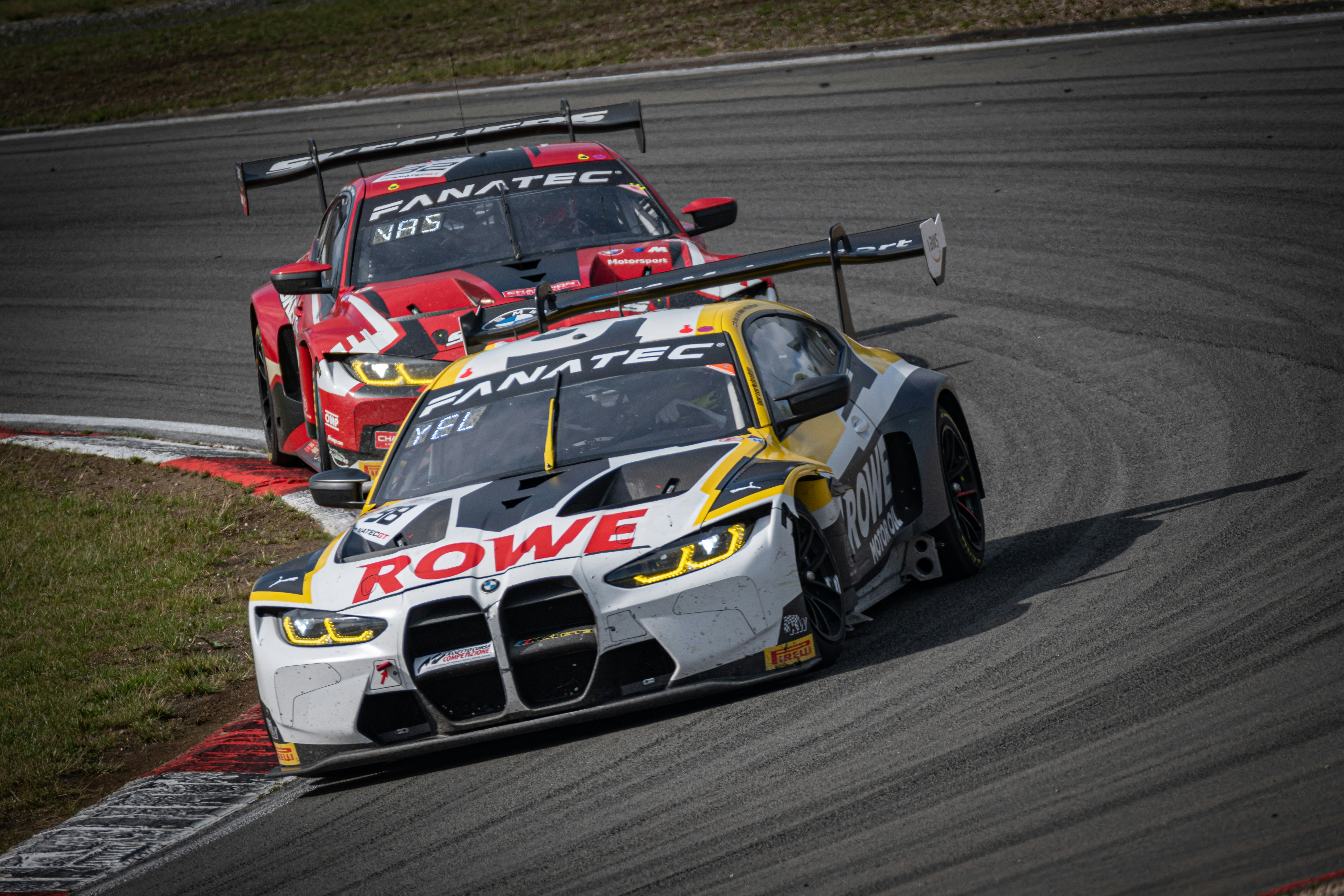 Two racing cars driving on a race track photo – Free Nürburgring Image ...