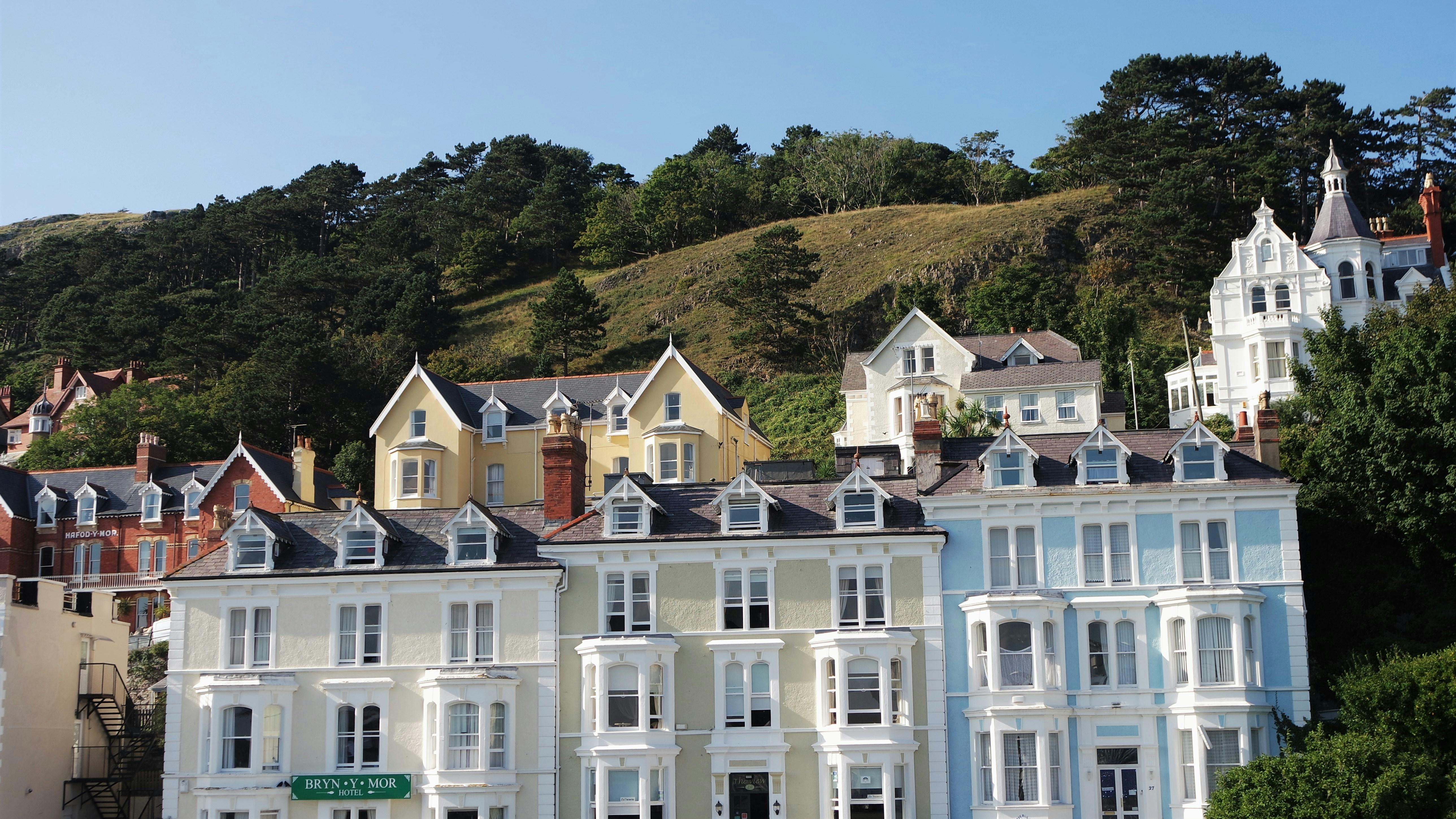 Pastel Facades Gracing a Coastal Hillside