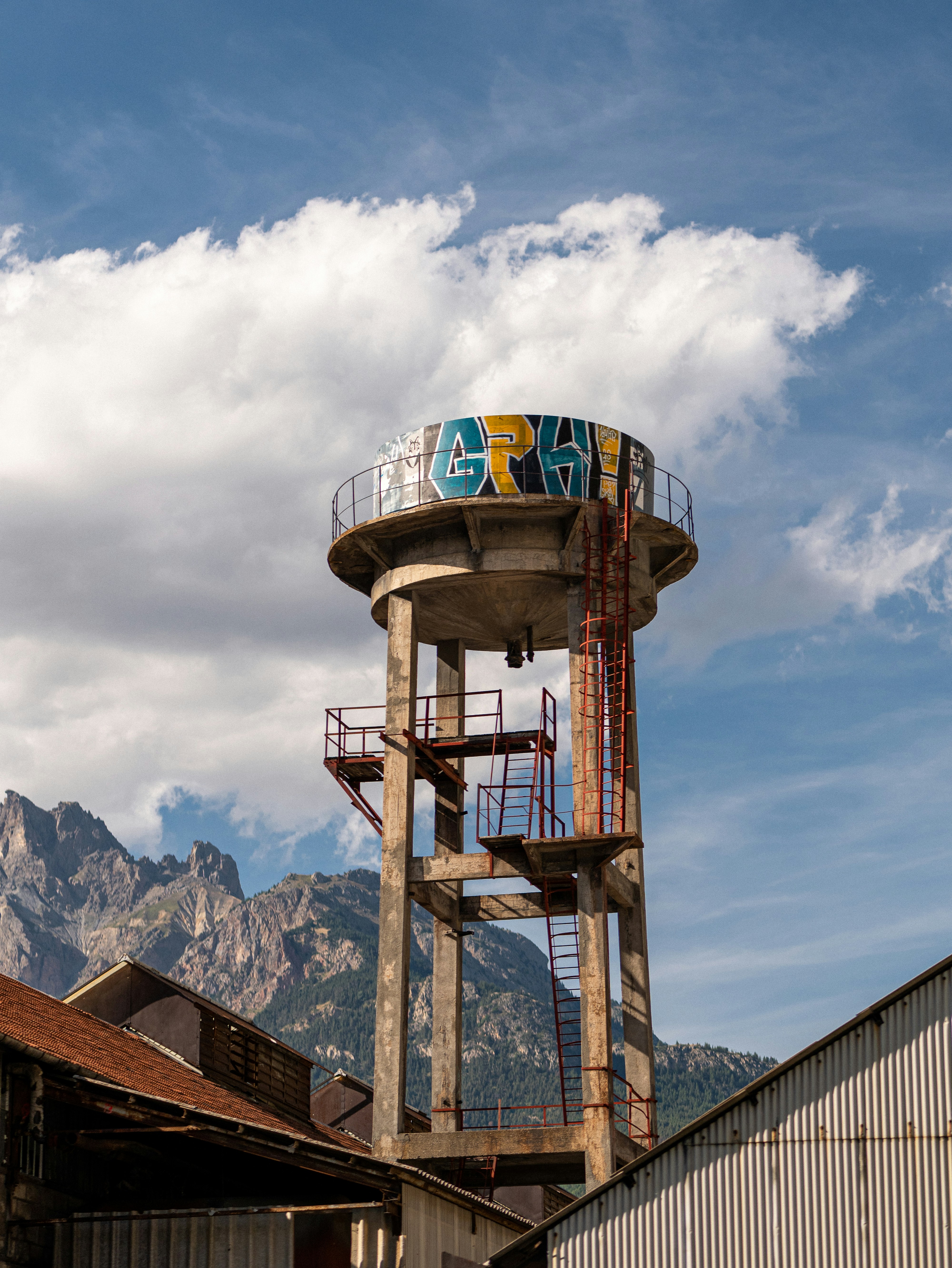 Urban Echoes: The Water Tower's Artistic Revival