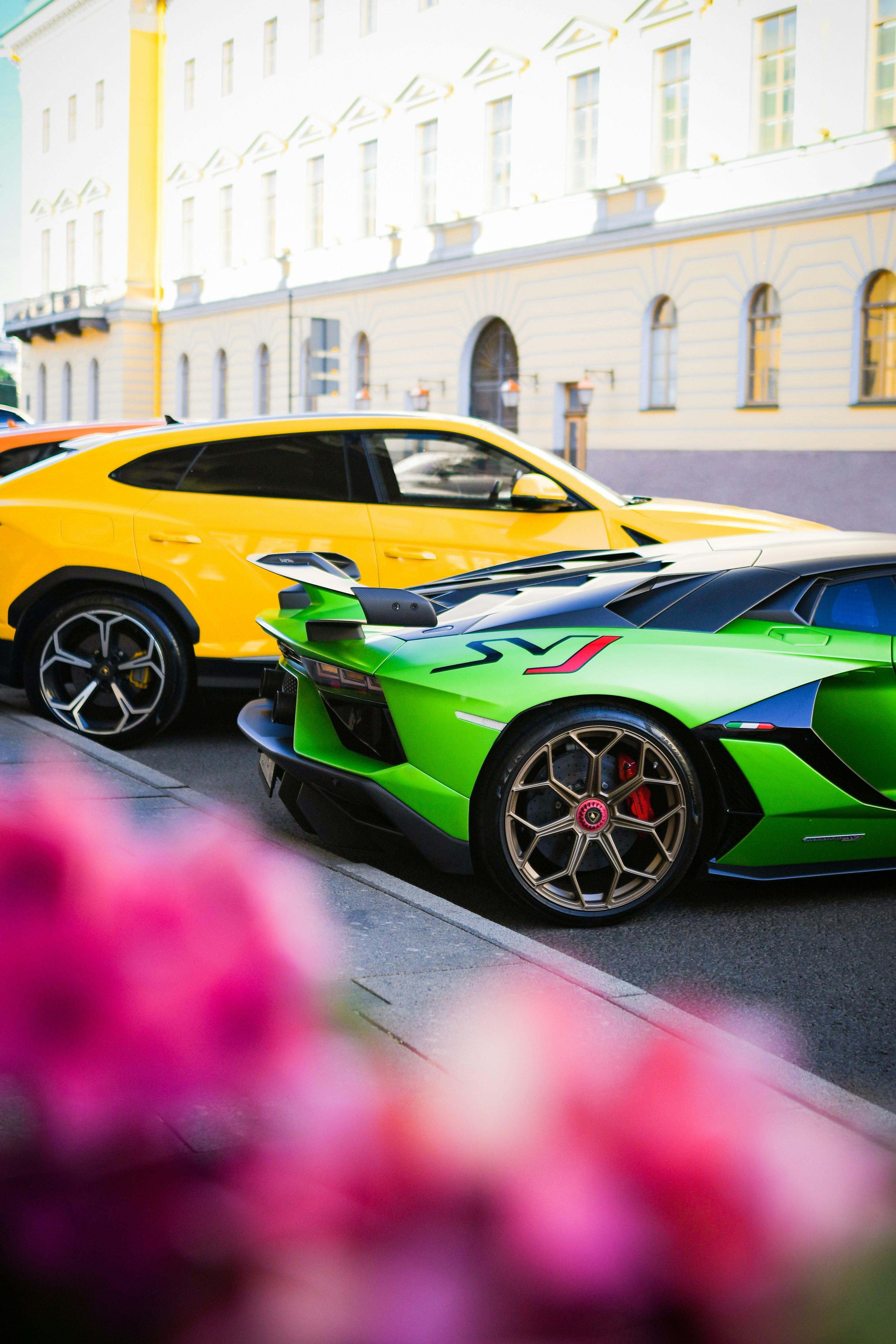 Vivid Velocity: A Triad of Automotive Excellence