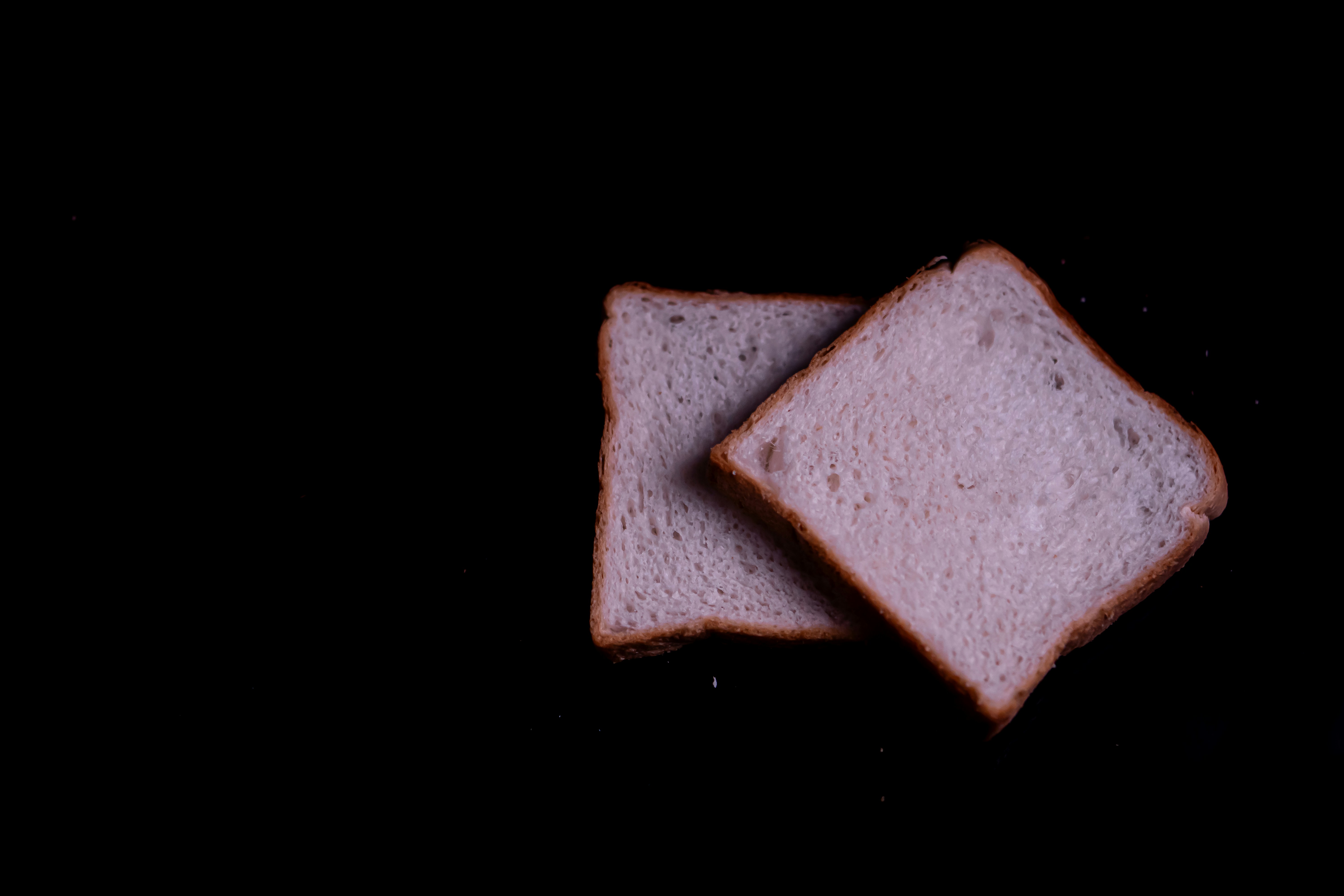 Velvet Noir Bread Duo on a Black Stage