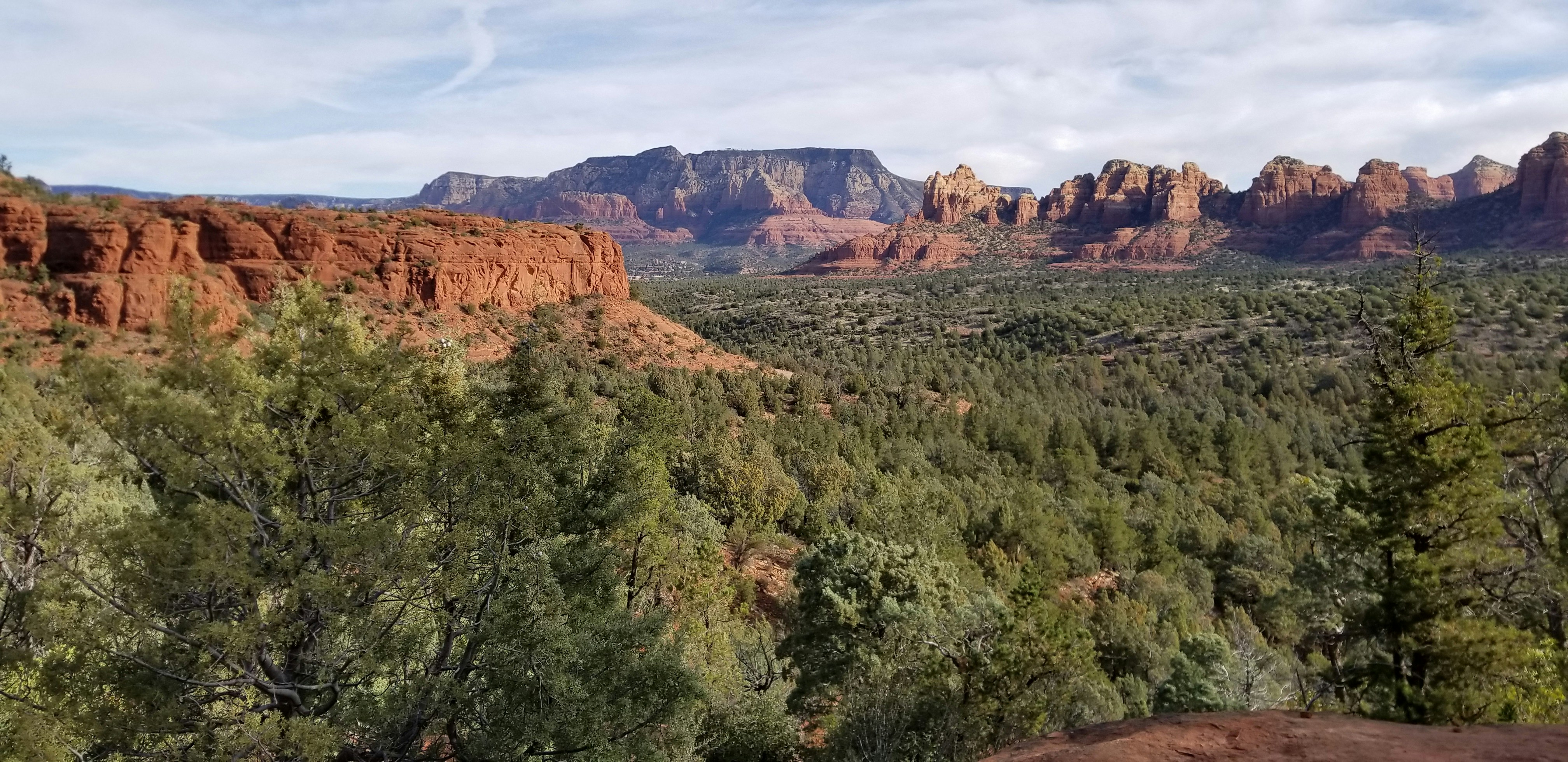A scenic view of the mountains and trees photo – Free Sedona Image on ...