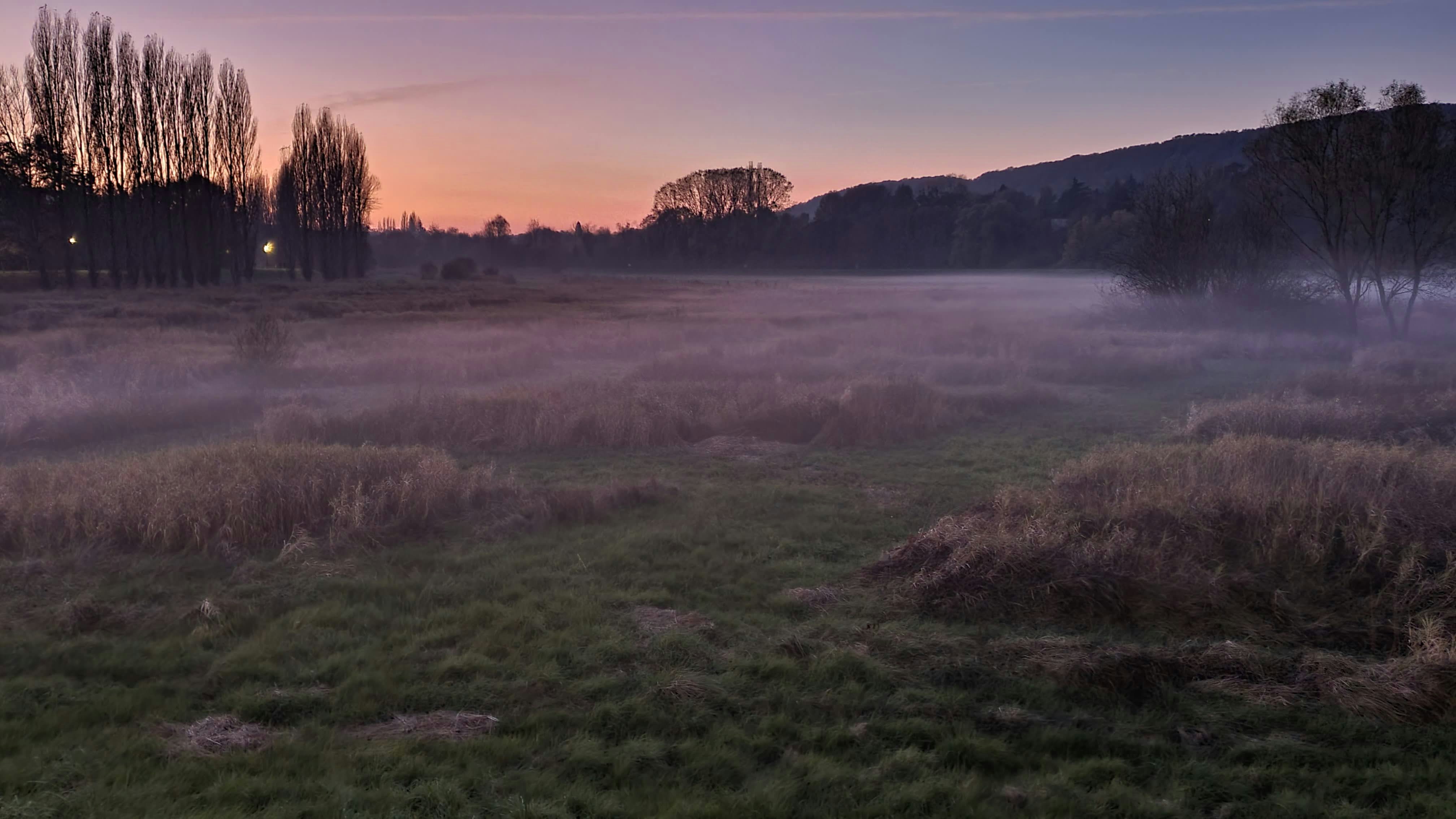 The atmospheric boundary layer highlighted by naturally generated fog captured in Gif-sur-Yvette, France. Captured by Abhishek Harikrishnan.