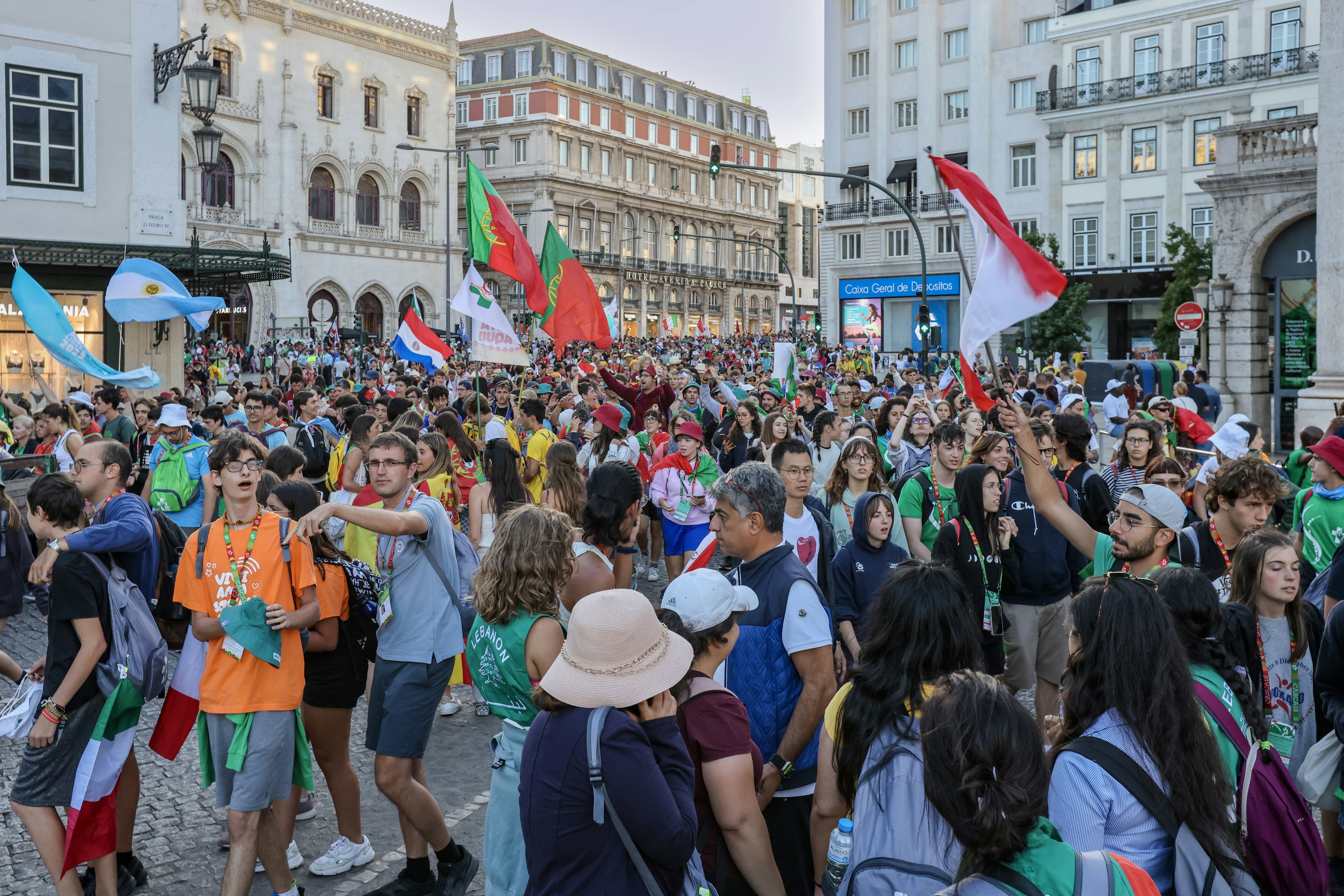 Almost a million people converged on Lisbon, Portugal in August 2023 for World Youth Day to celebrate their Catholic faith and connect with youth from around the world.