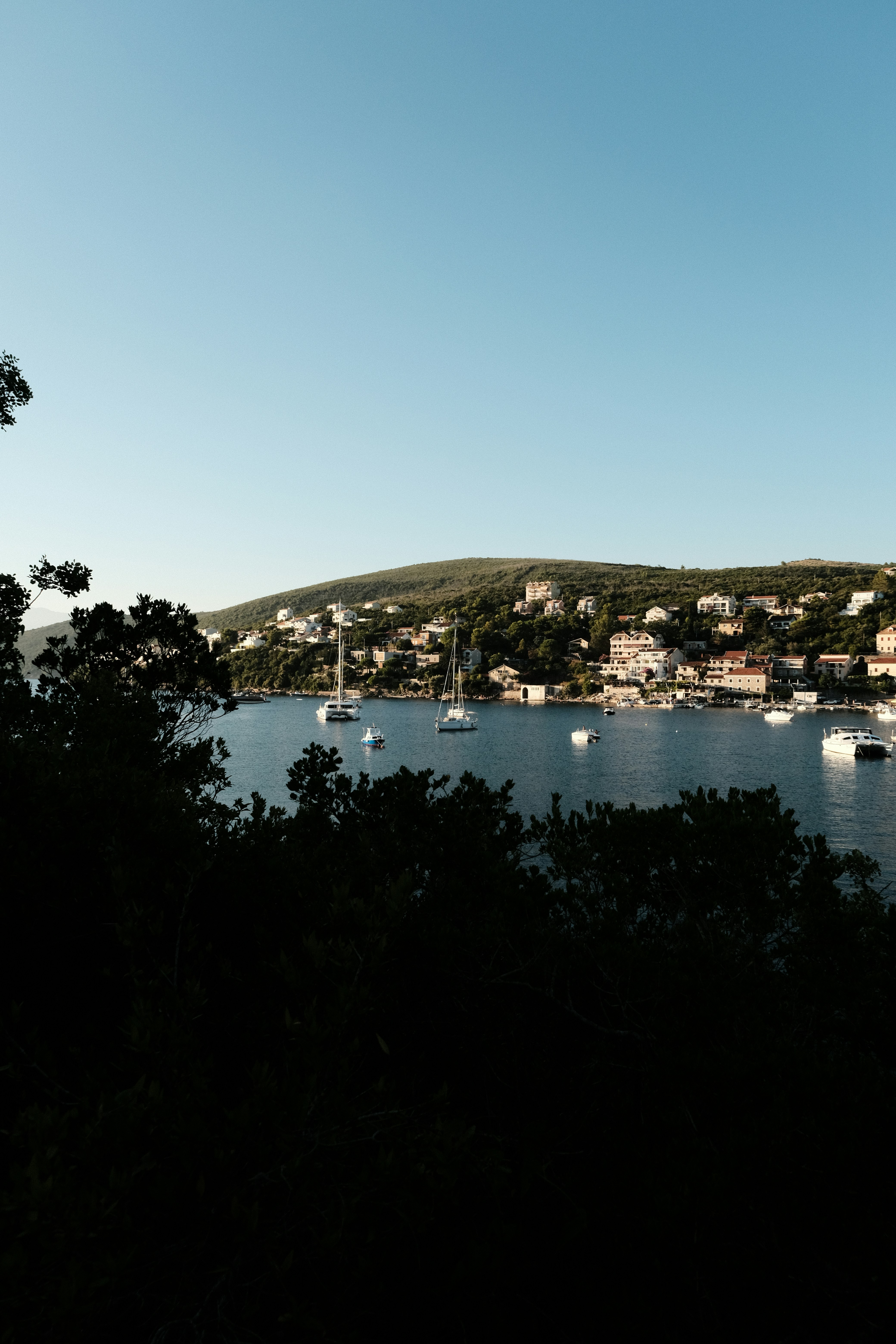 A harbor filled with lots of boats floating on top of a lake photo ...