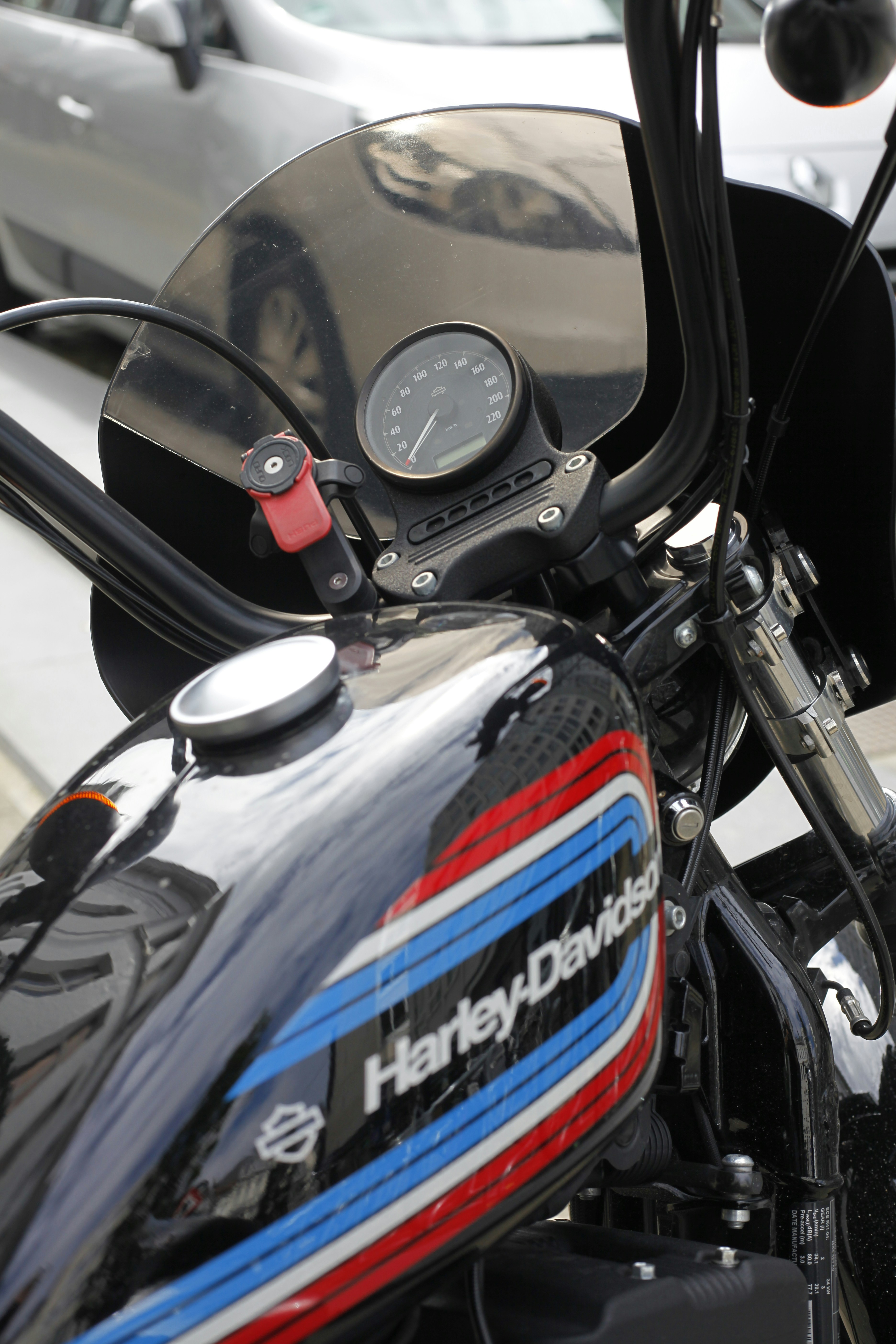 Harley-Davidson Reflections: Chrome, Color, and a Ride-Ready Dashboard
