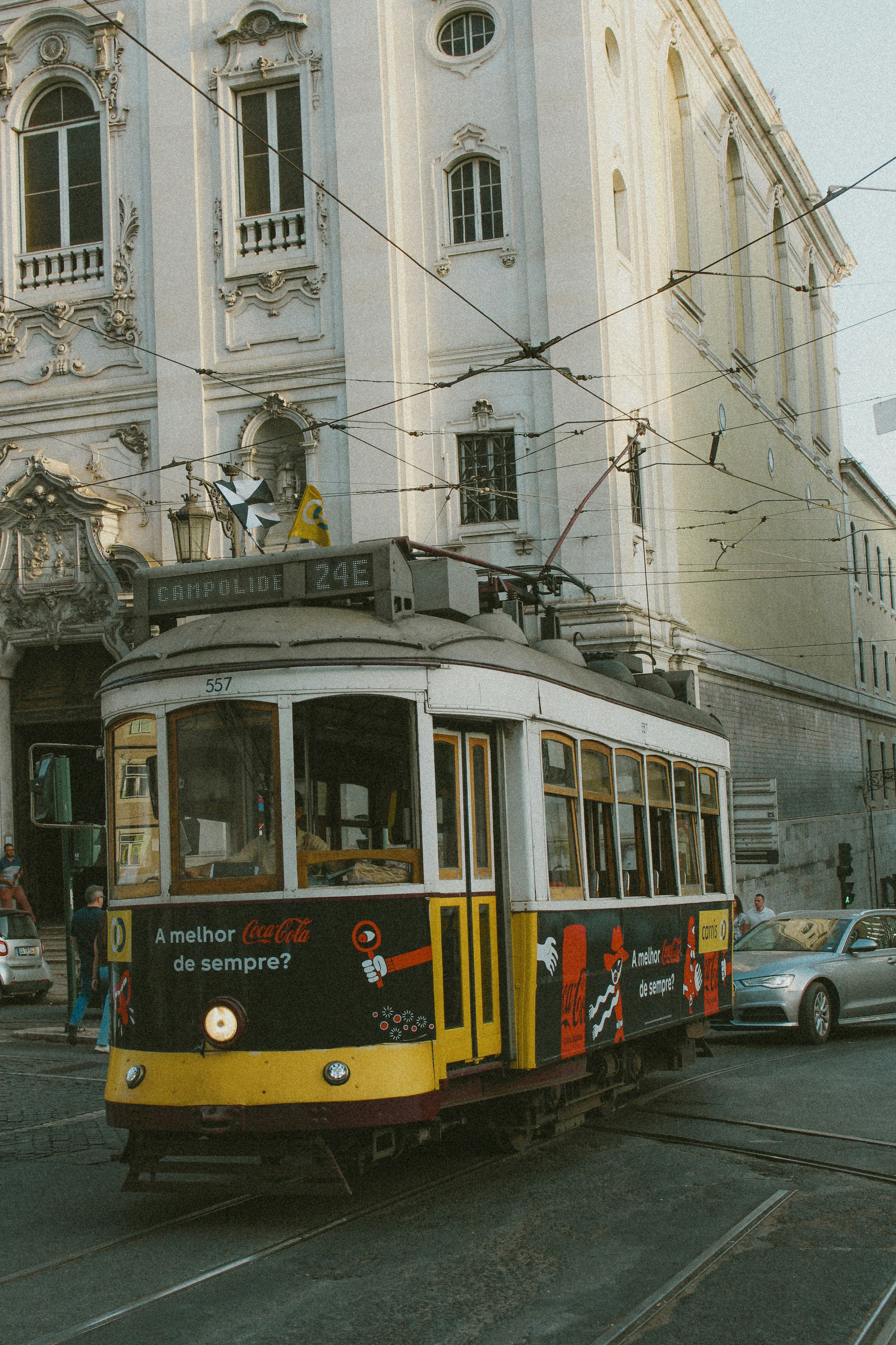 Urban Symphony: The Dance of Tram and Architecture