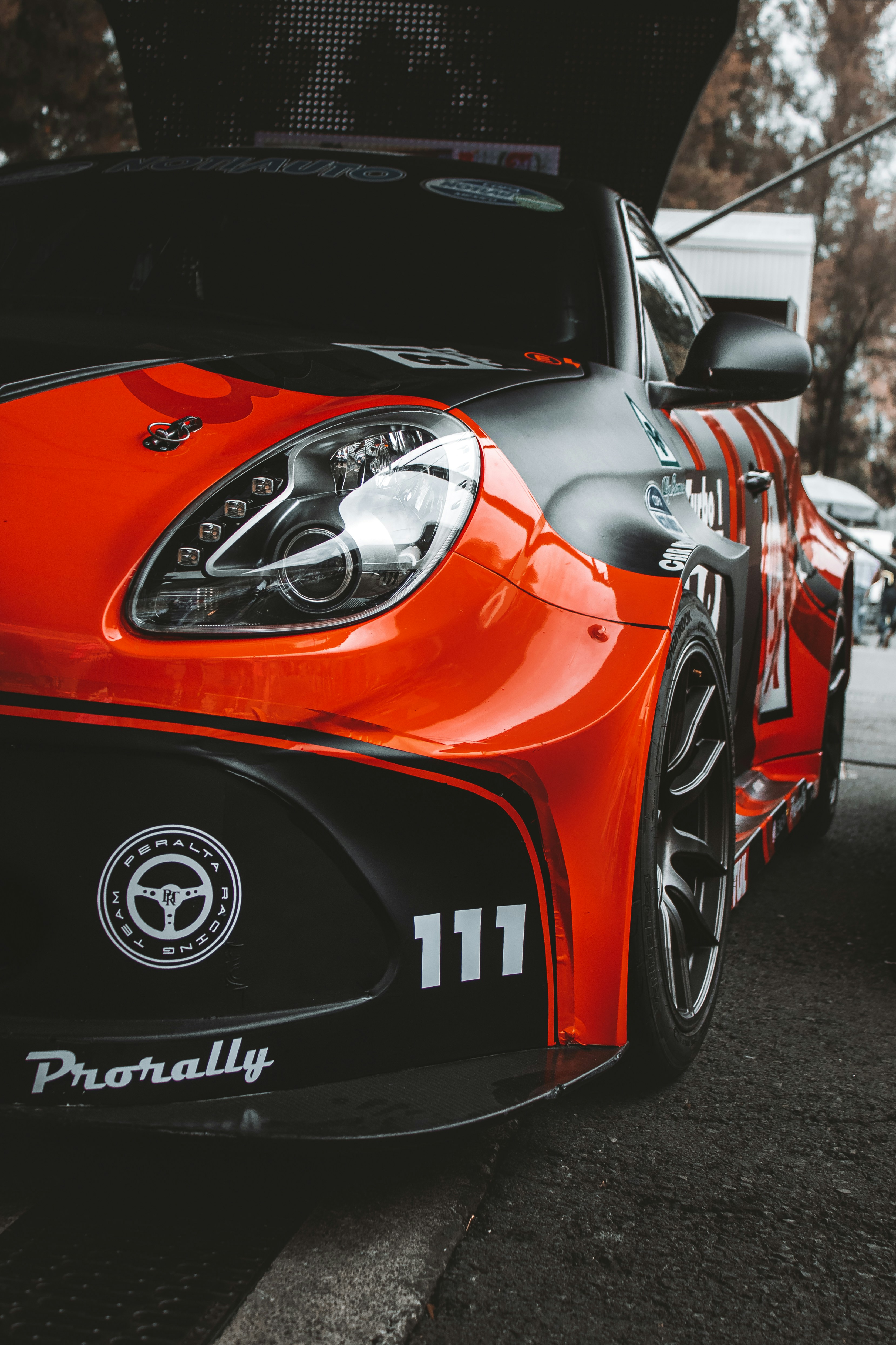 A close up of the front of a sports car photo – Free Carwallpaper Image ...