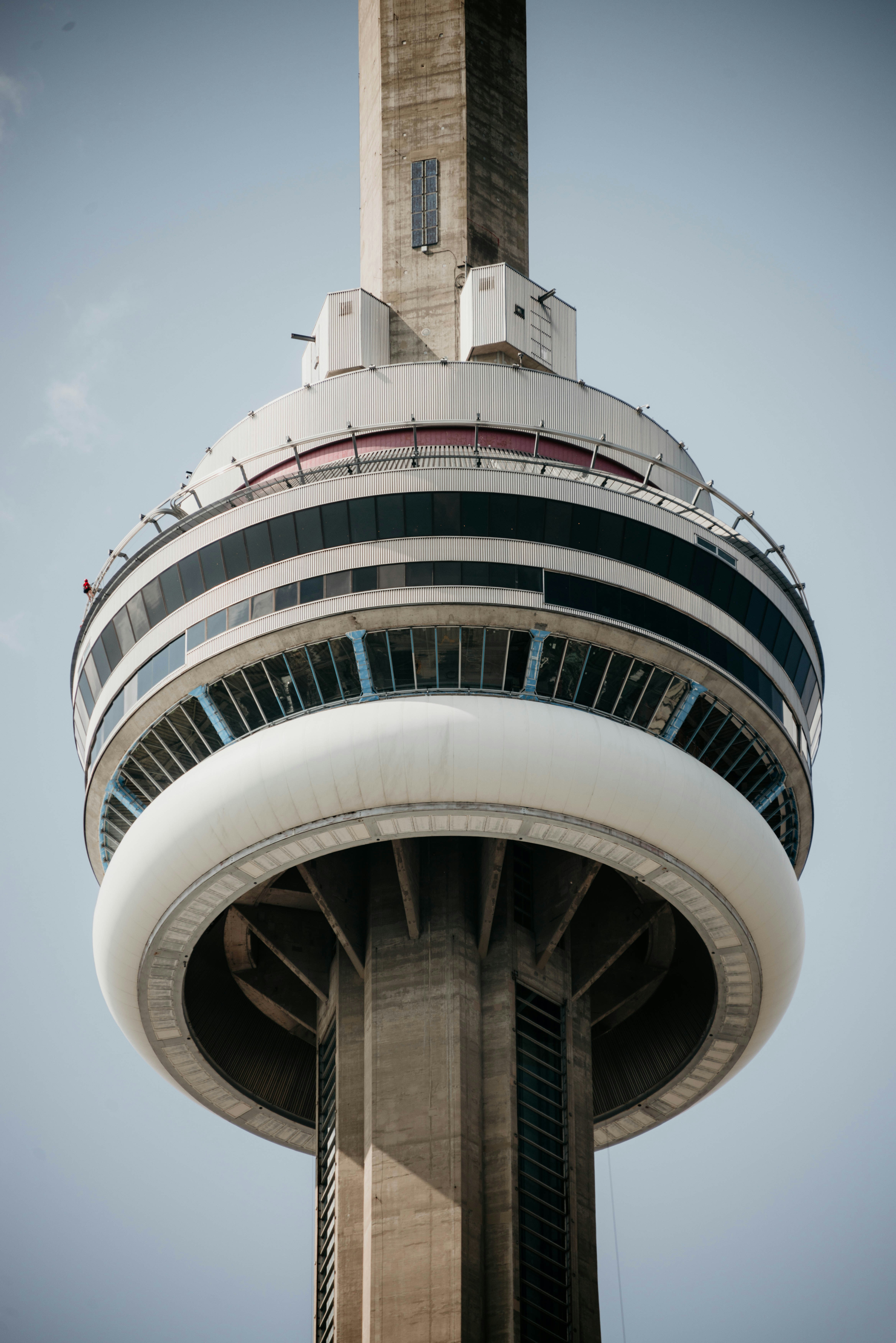 A very tall tower with a clock on it's side photo – Free Ontario Image ...