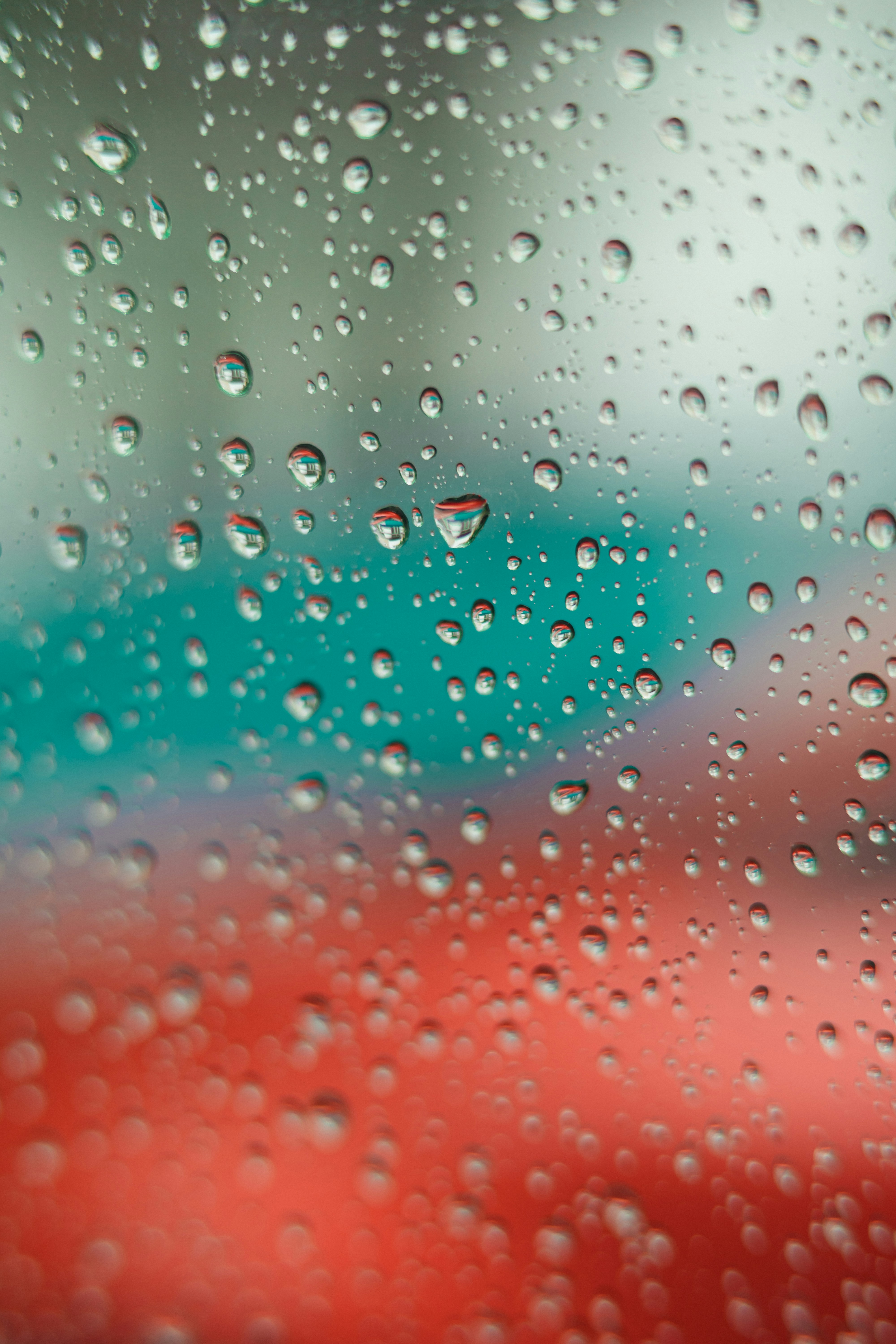 A close up of a rain covered window photo – Free Texture Image on Unsplash