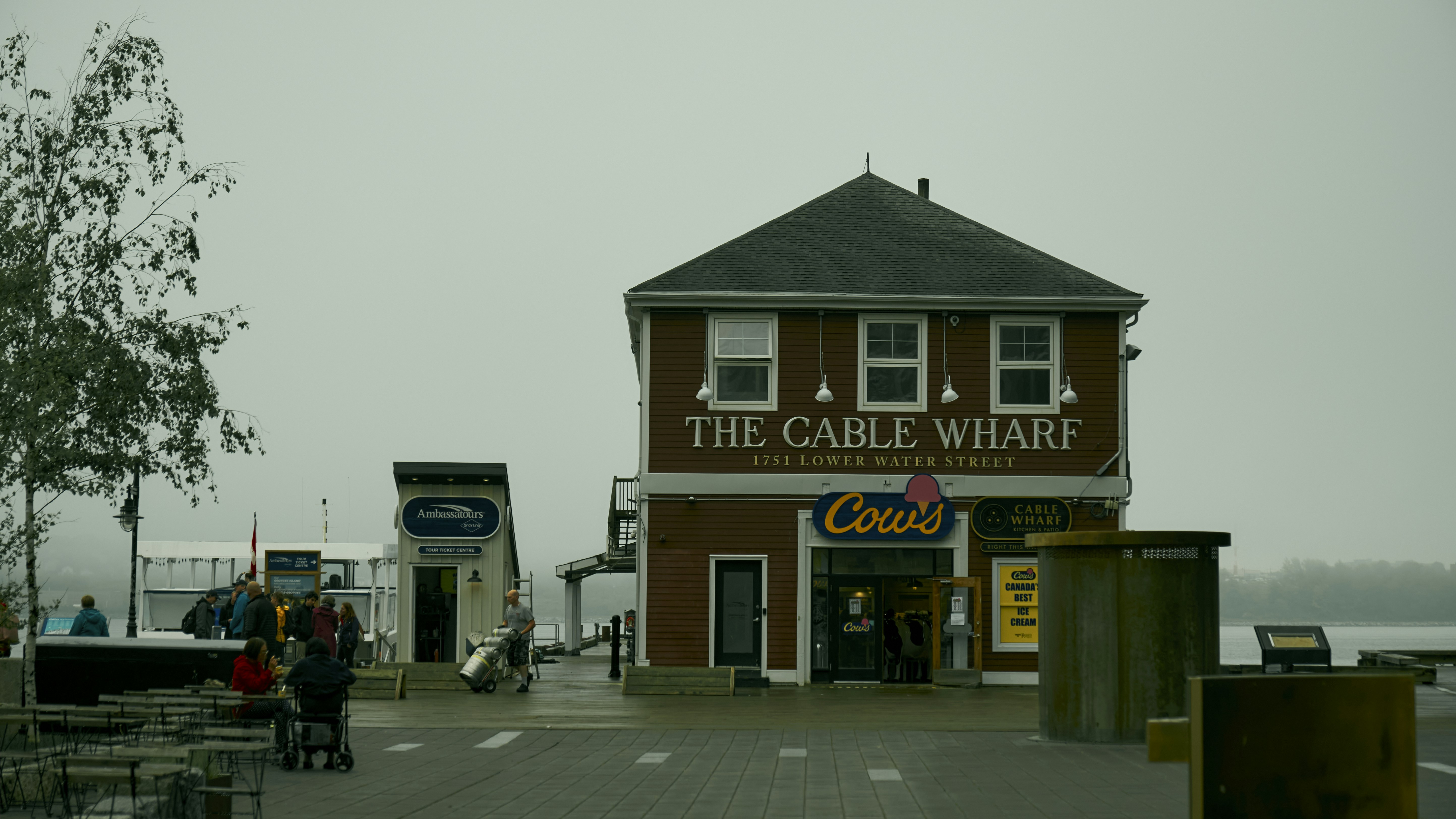 A building with a sign that says the cable wharf photo – Free Halifax ...