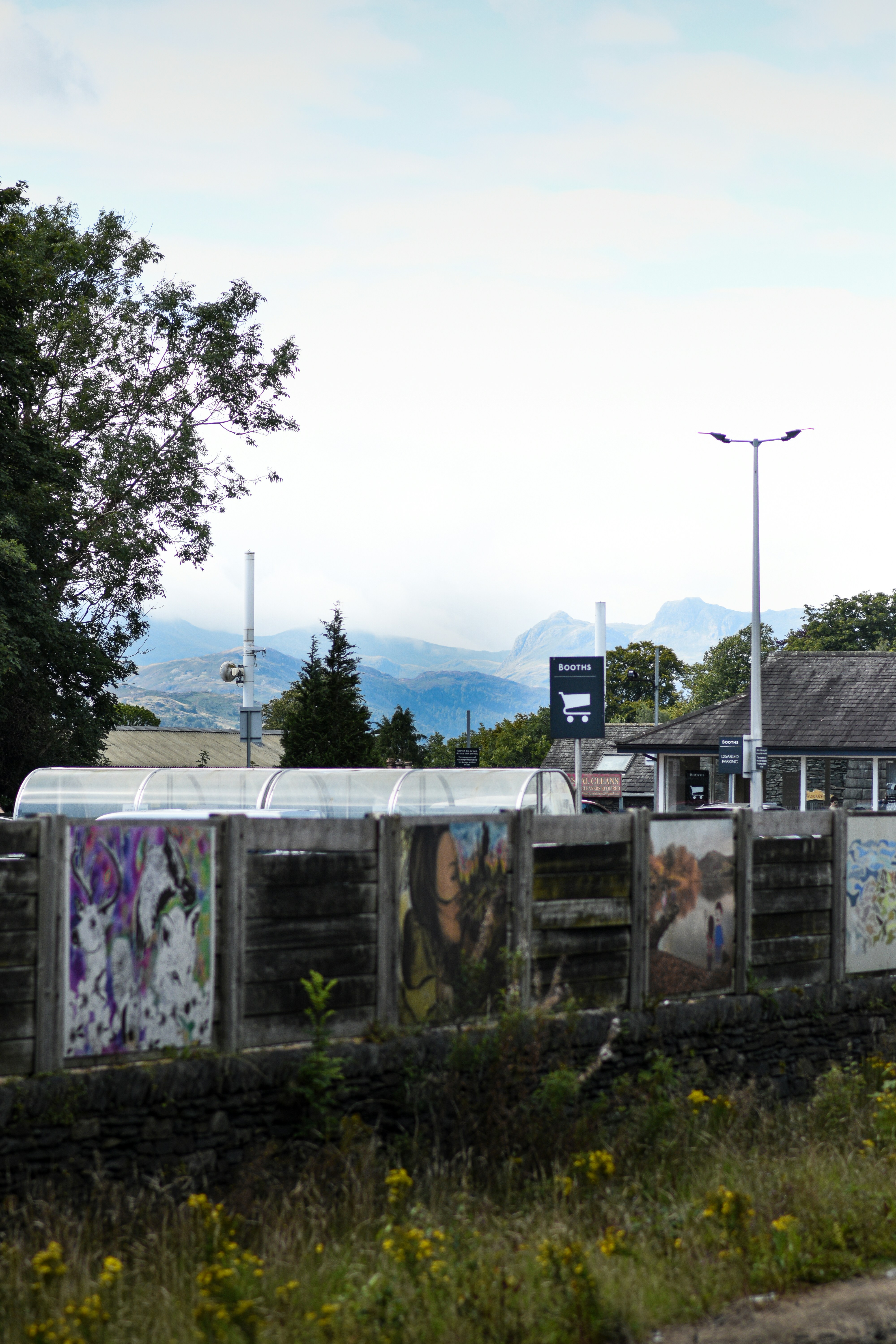Graffiti Gallery Overlook by the Tracks