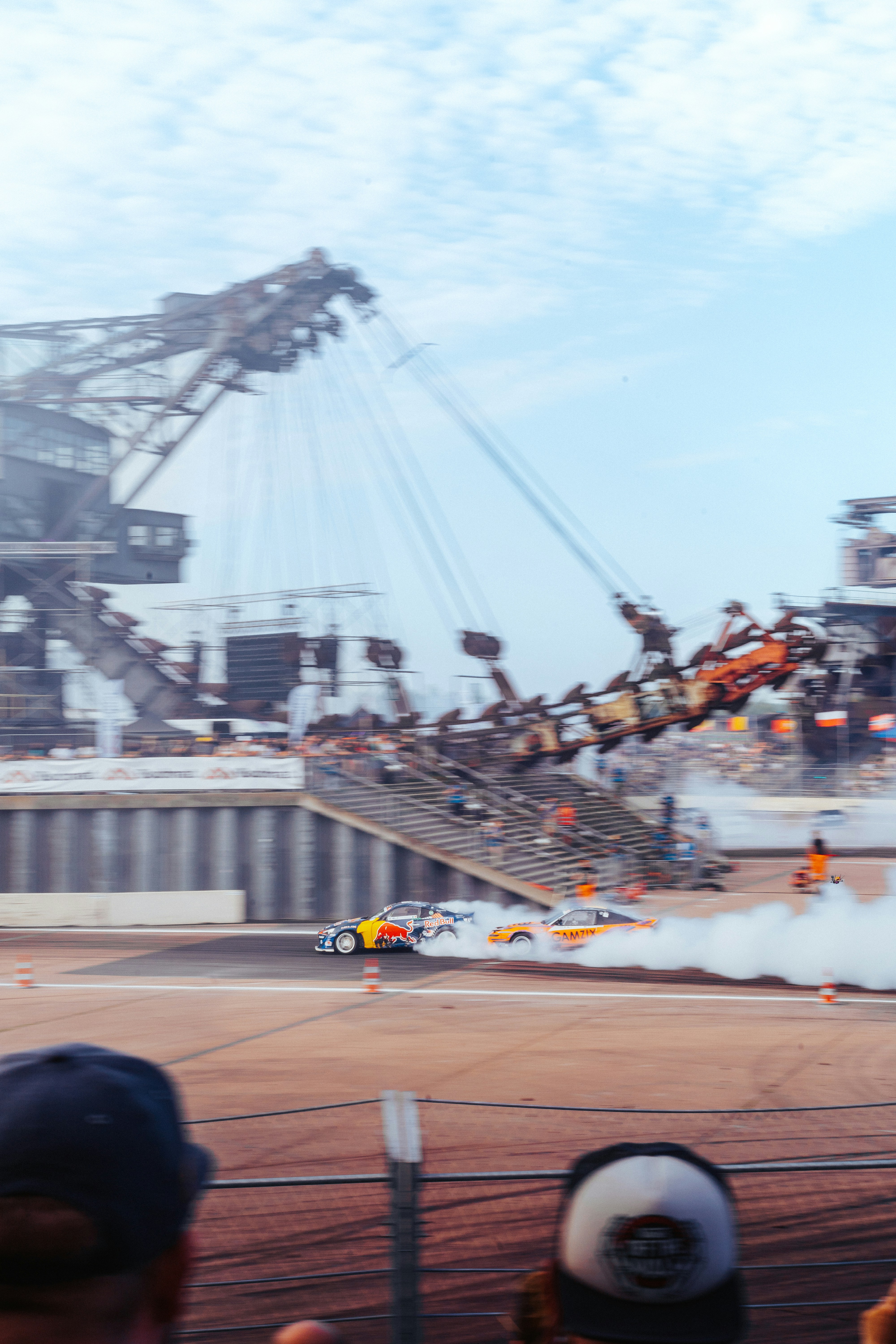 Dockside Burnout: Smoke and Steel at the Industrial Drag Strip